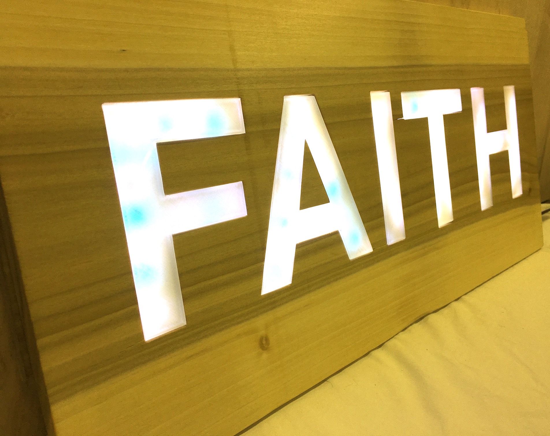 Backlit Signs With LED Light Strips : 8 Steps - Instructables
