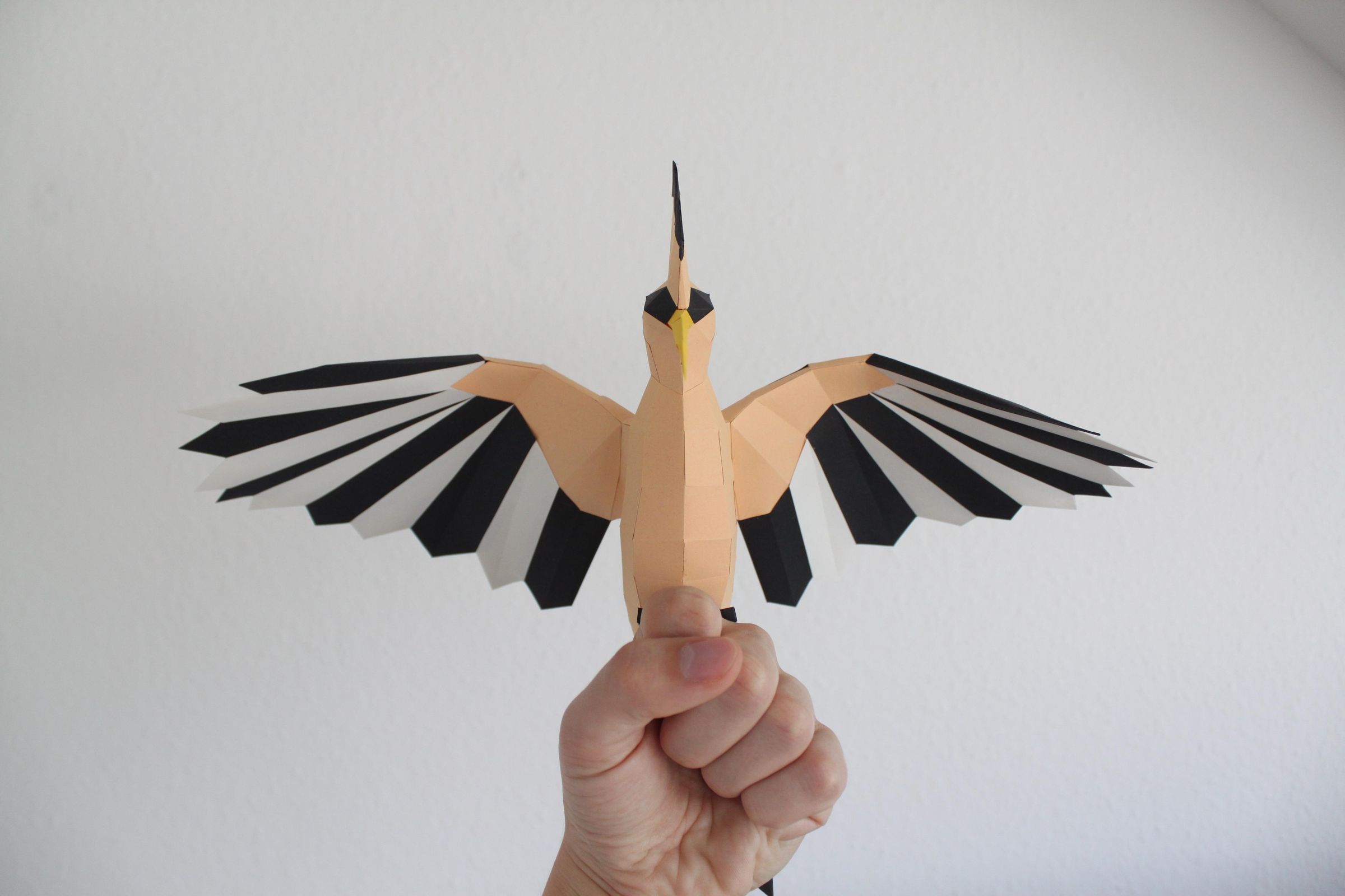 Papercraft Low-Poly Hoopoe : 3 Steps - Instructables