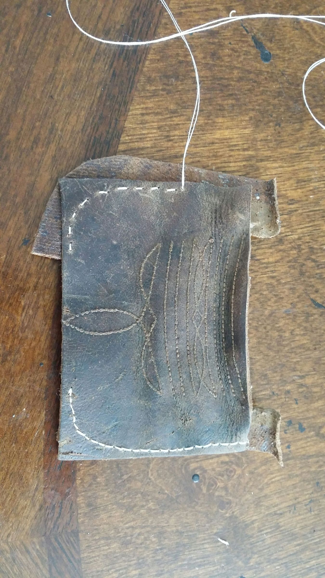Cowboy Boot Wallet : 5 Steps (with Pictures) - Instructables