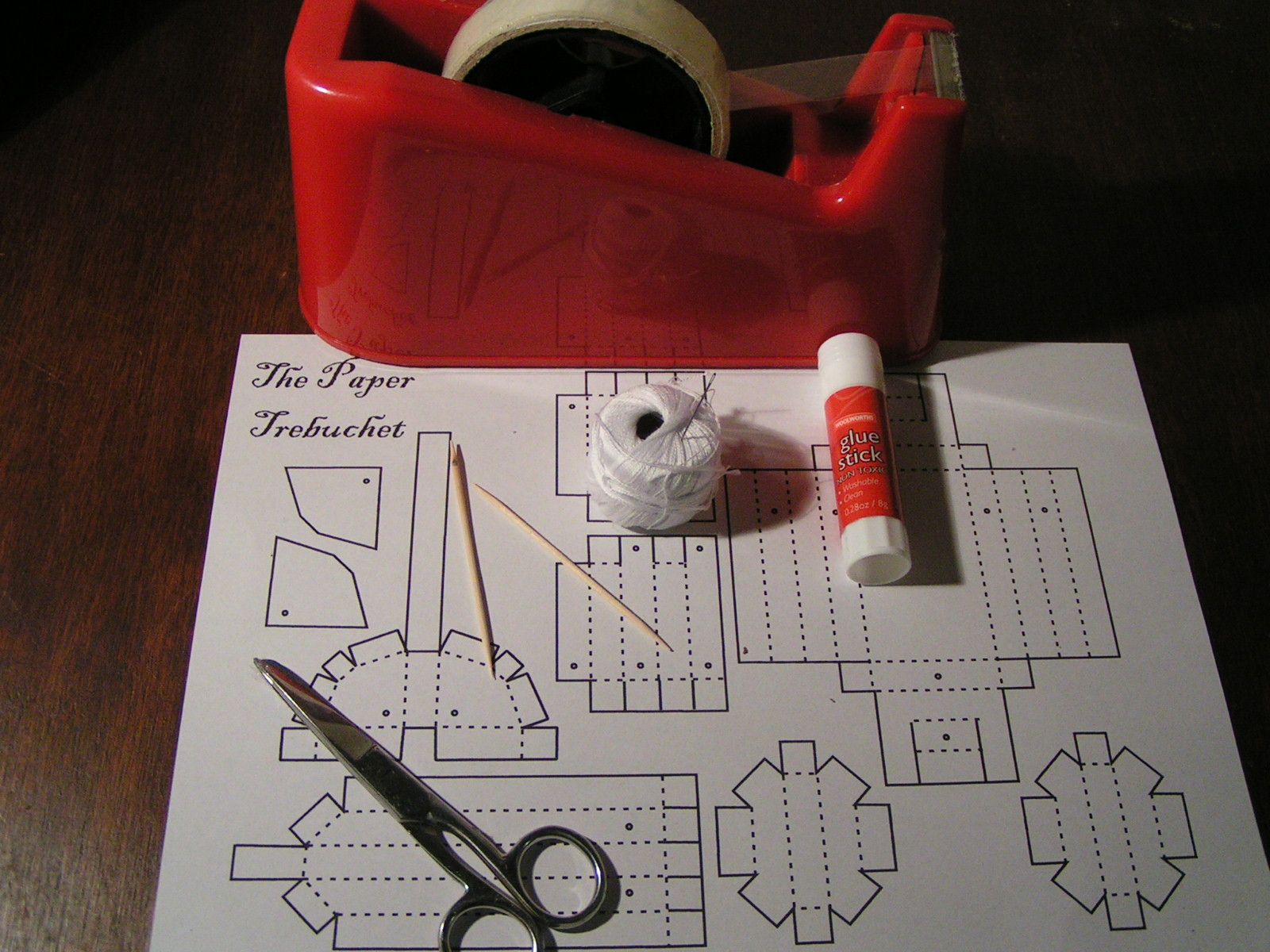 The Paper Trebuchet : 9 Steps - Instructables
