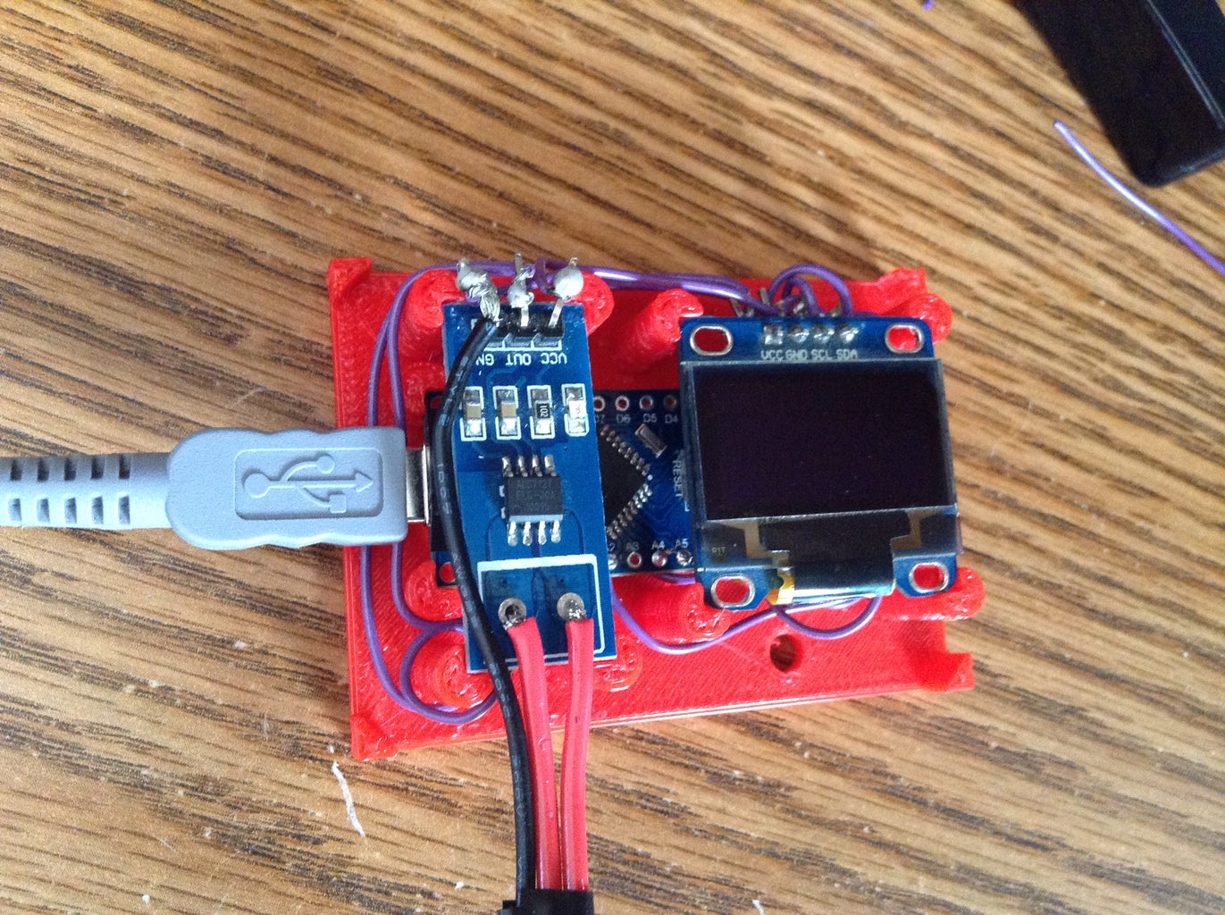 3d Printed Arduino Oled Watt Meter 5 Steps With Pictures