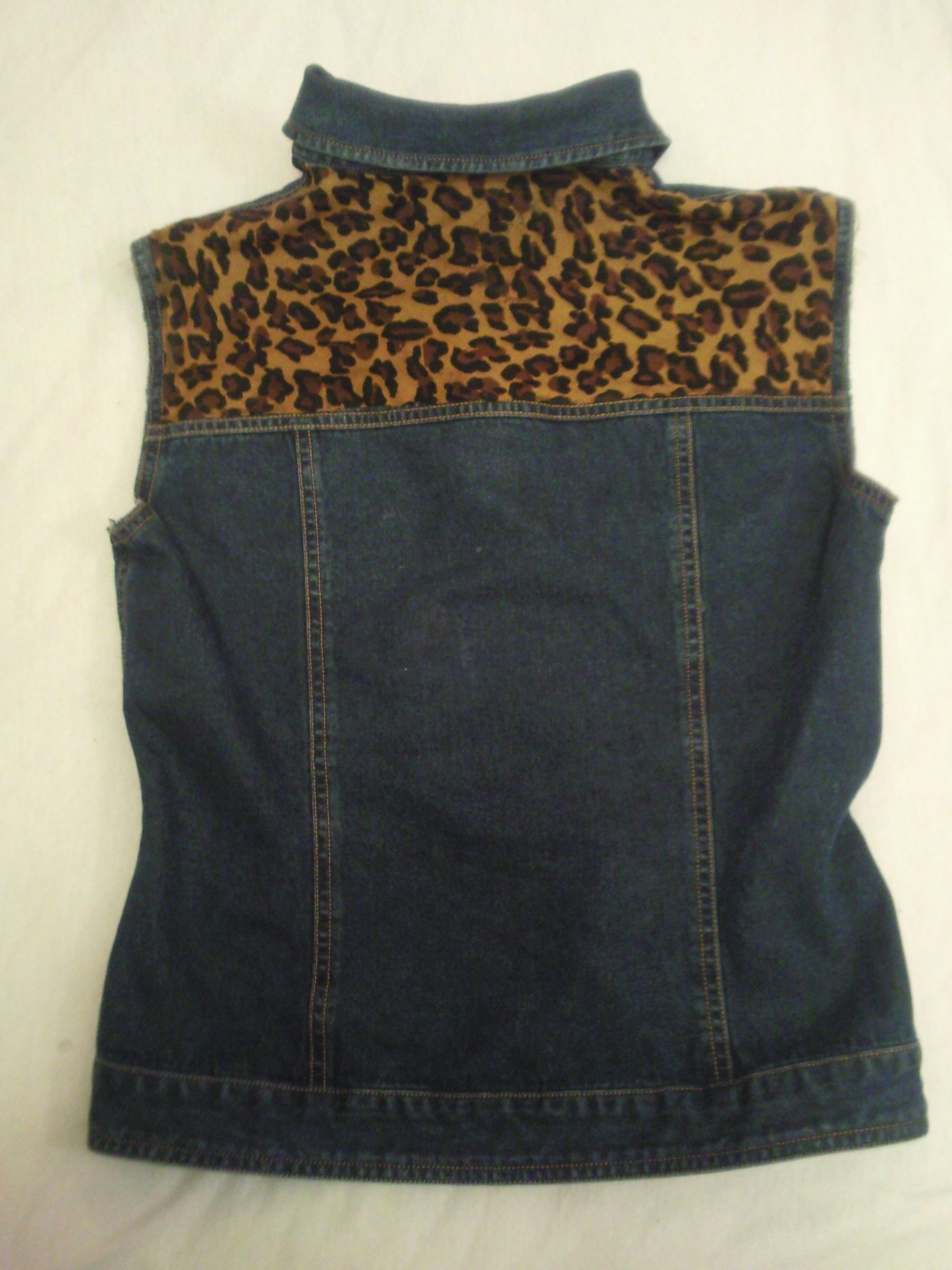 Adding a Fabric Panel to a Denim Vest, All With Out Sewing! - Instructables