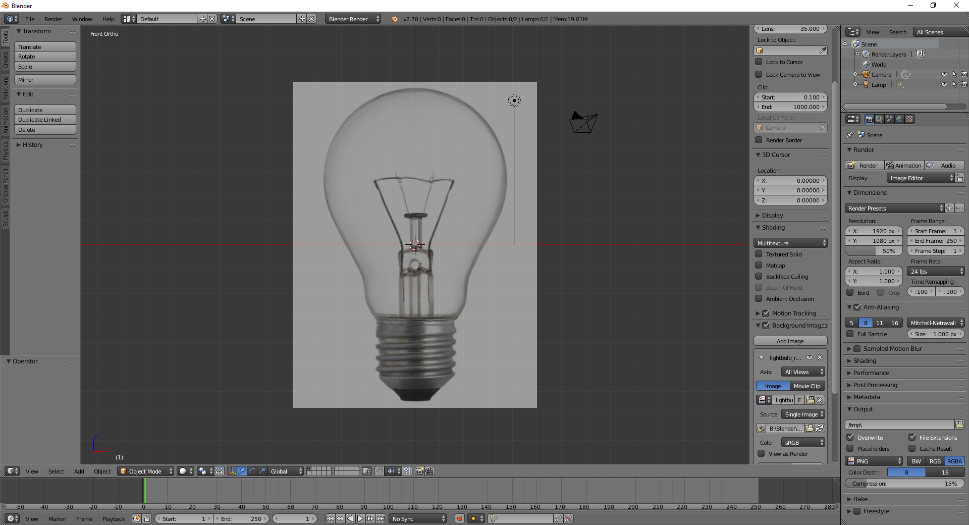 Modeling and Rendering a Light Bulb in Blender : 7 Steps (with Pictures) - Instructables