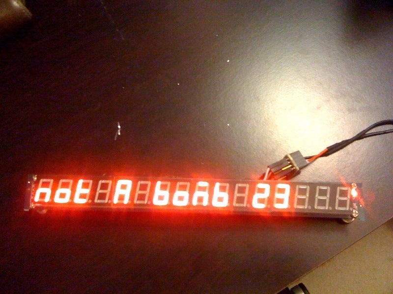 Self-contained 16-Digit Display - Arduino & Attiny85 : 7 Steps (with ...