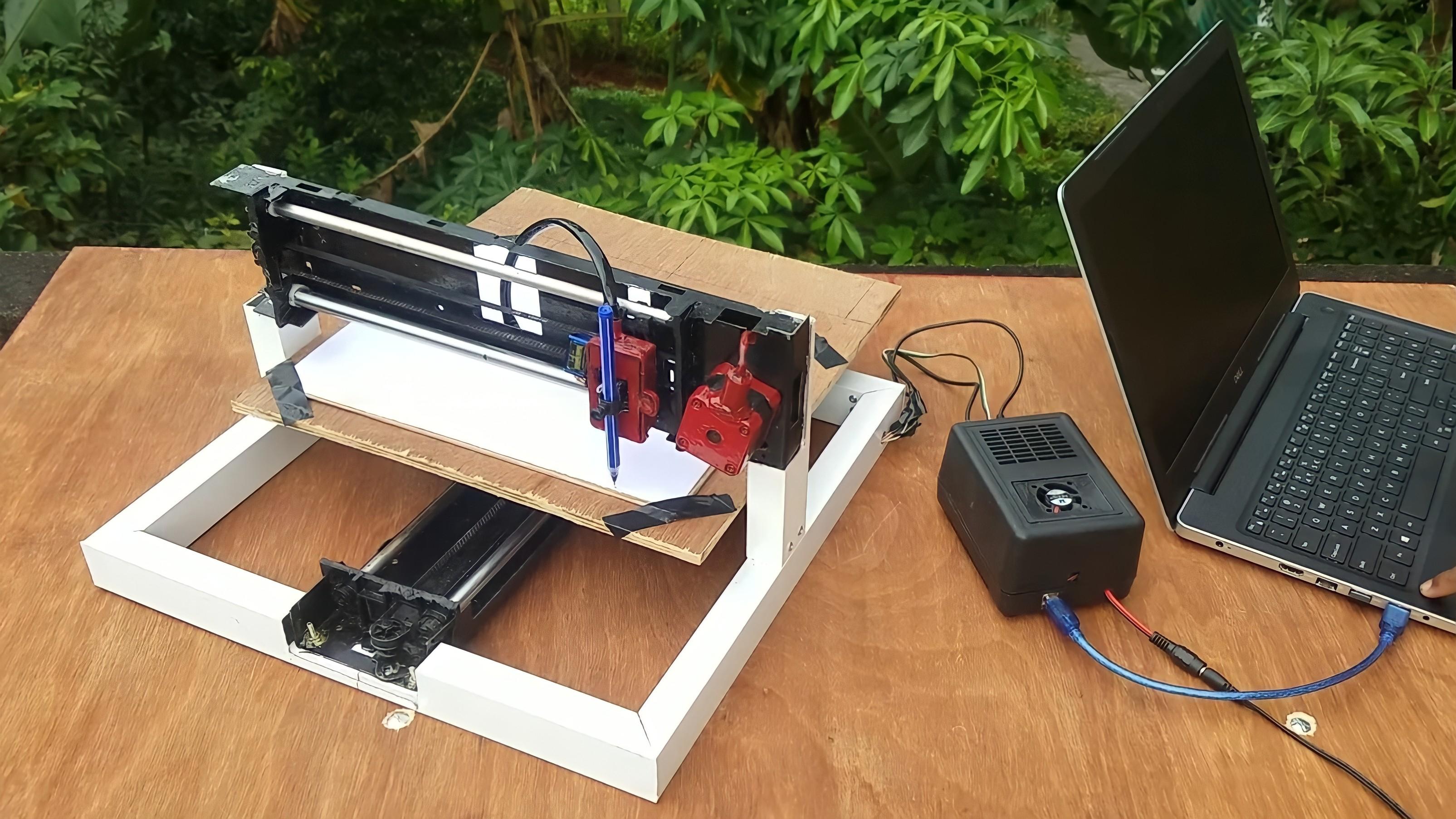 Simplest CNC Plotter Making : 19 Steps (with Pictures) - Instructables