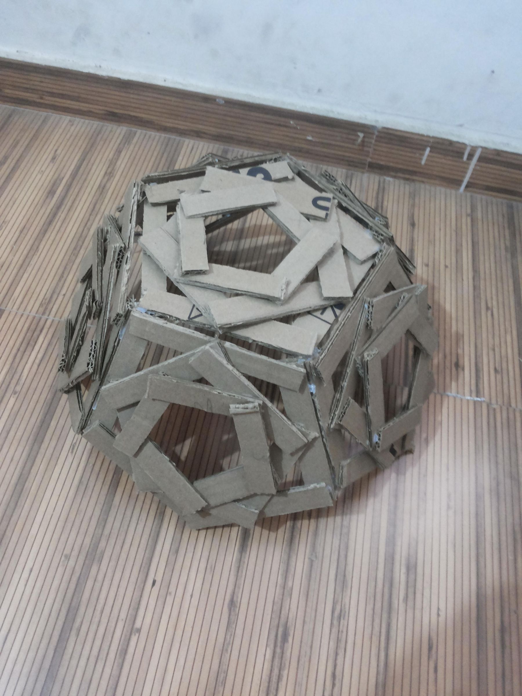 Cardboard Pentagon Table Lamp : 6 Steps (with Pictures) - Instructables
