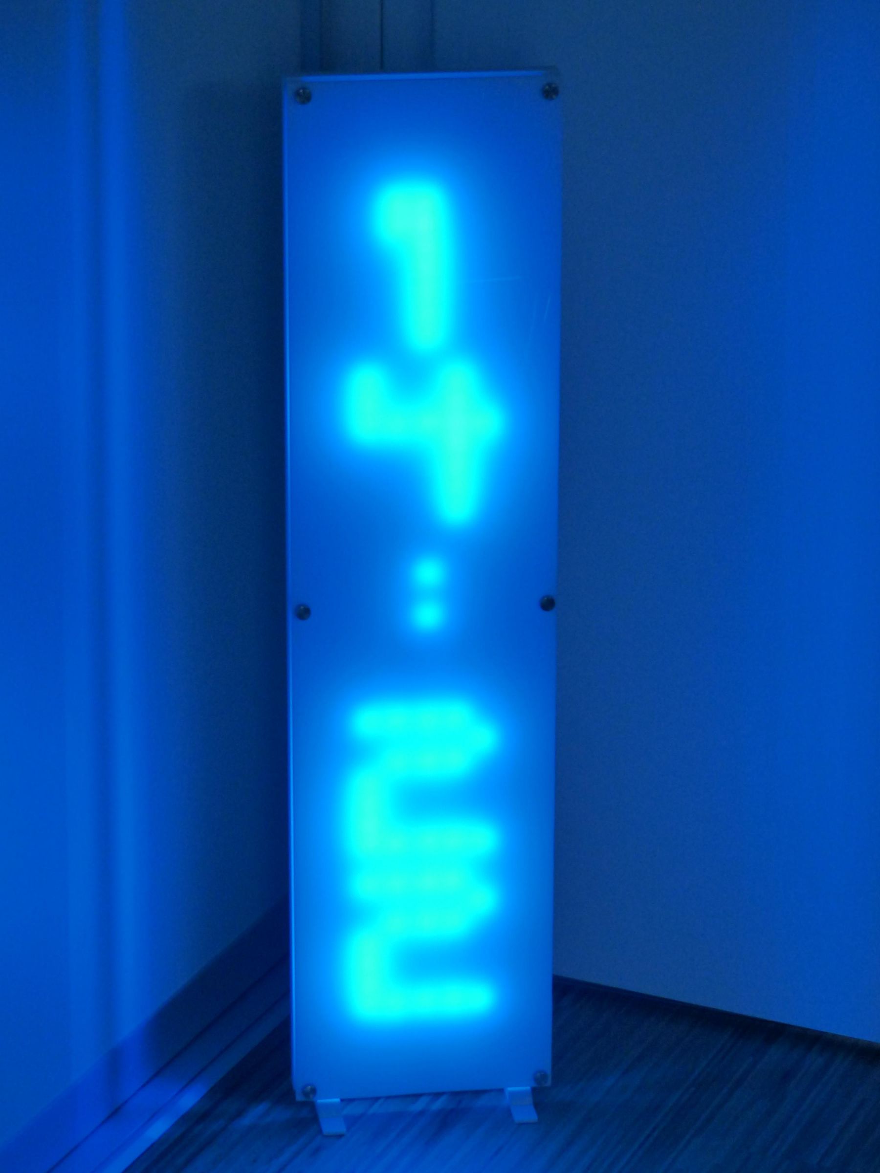 WiFi Controlled LED Strip Matrix Display Clock Light : 3 Steps (with ...