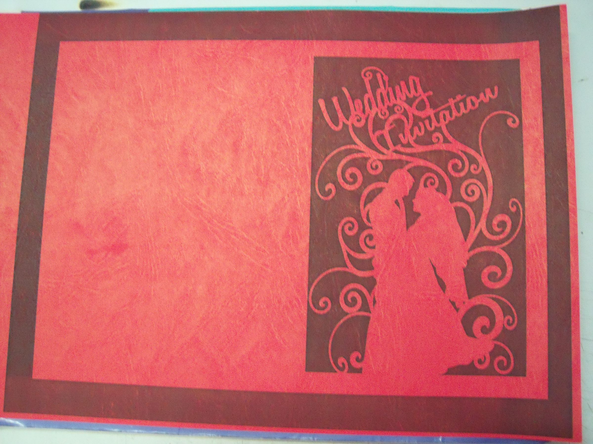Cut Out Wedding Invitation (ready to Cut Template) : 5 Steps (with ...