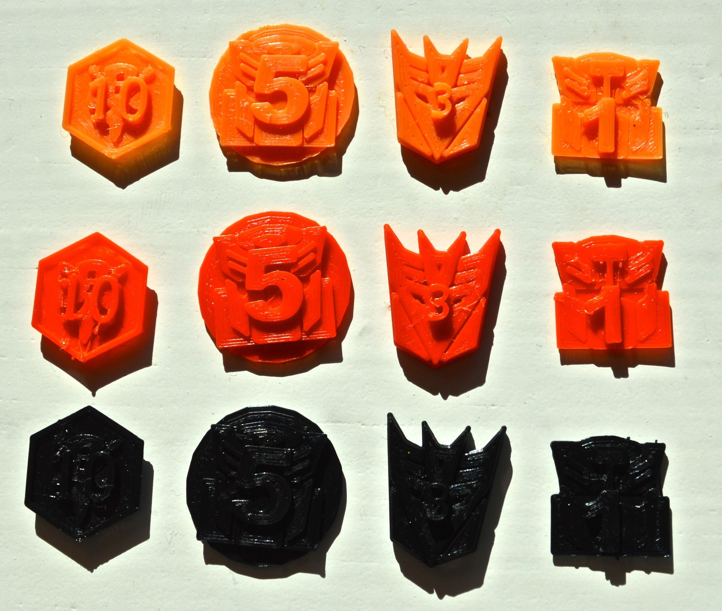 Transformers Damage Counters - 3D Printed : 3 Steps - Instructables