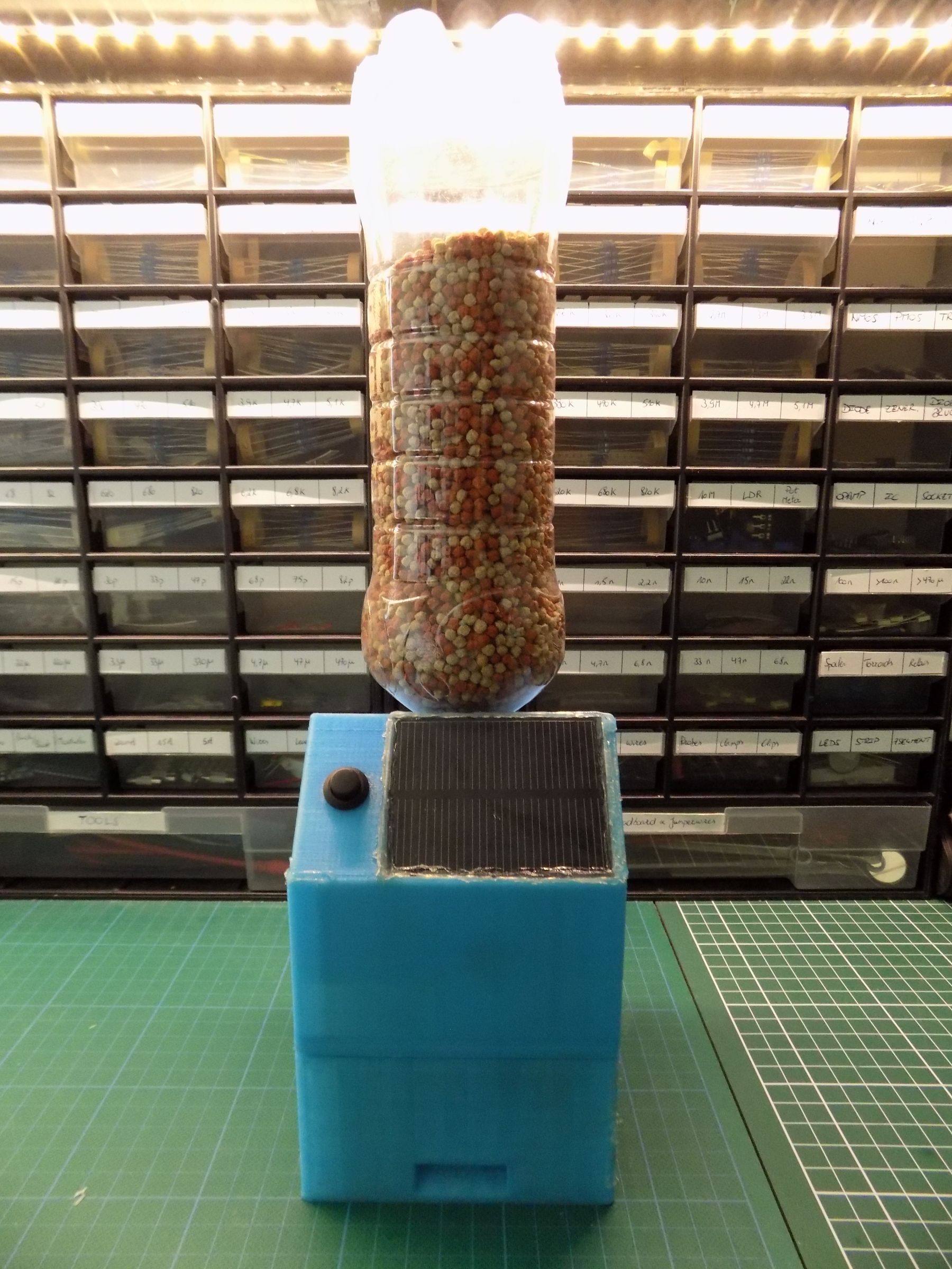 Outdoor Fish Feeder - Solar Powered : 5 Steps (with Pictures ...