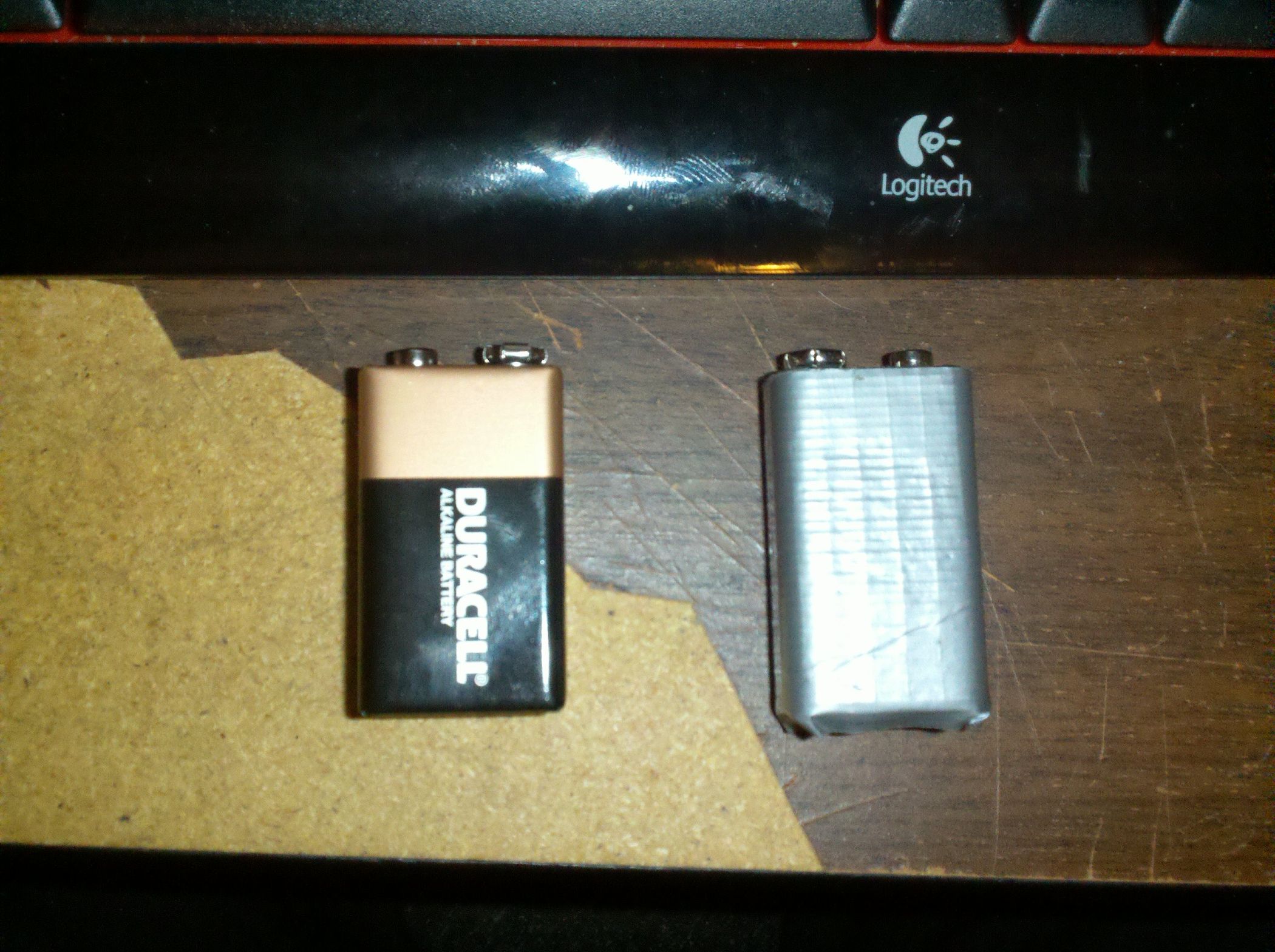 Improve 9v Batteries With Duct Tape! : 5 Steps - Instructables
