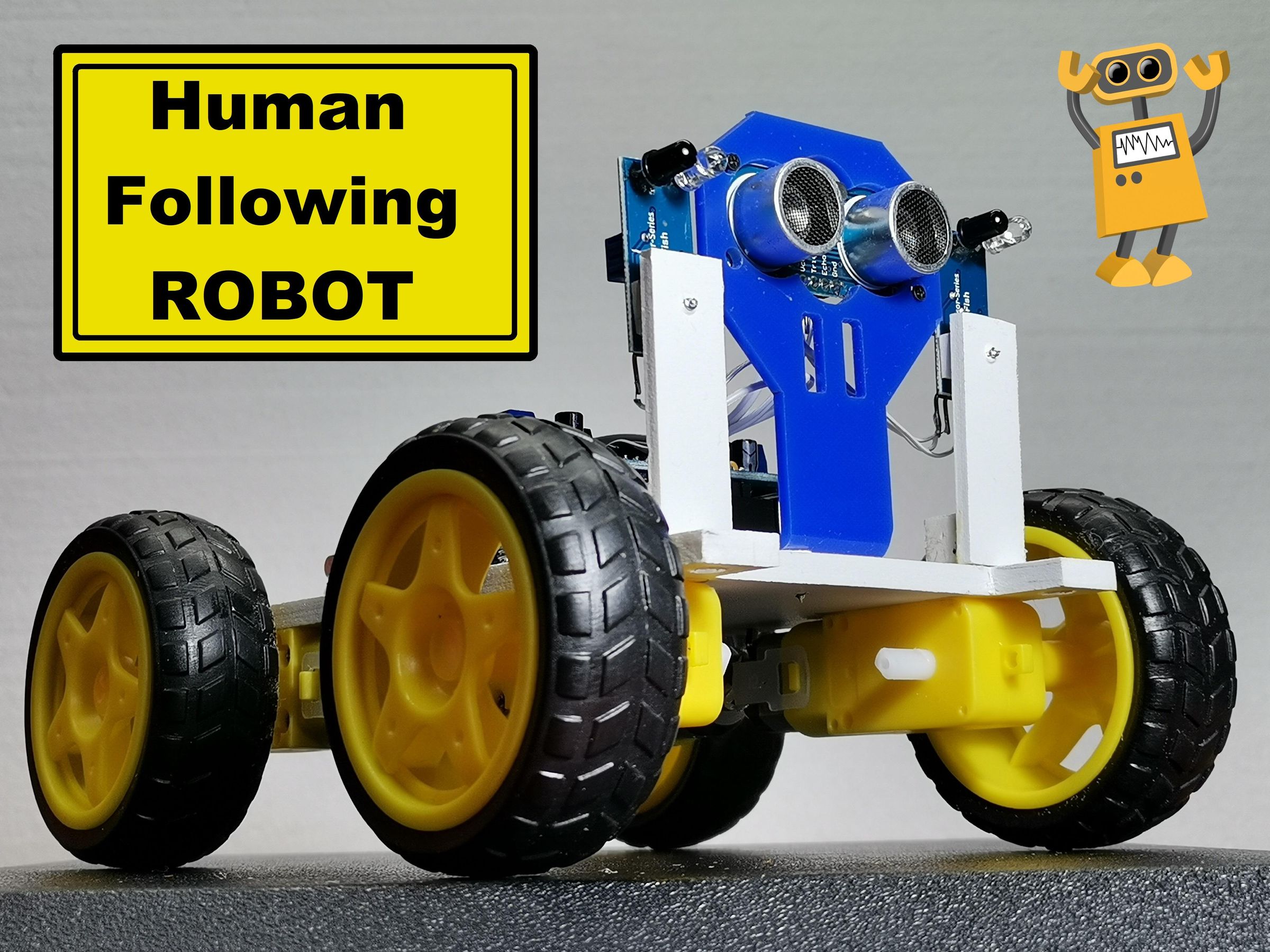 DIY Arduino Human Following Robot : 4 Steps - Instructables