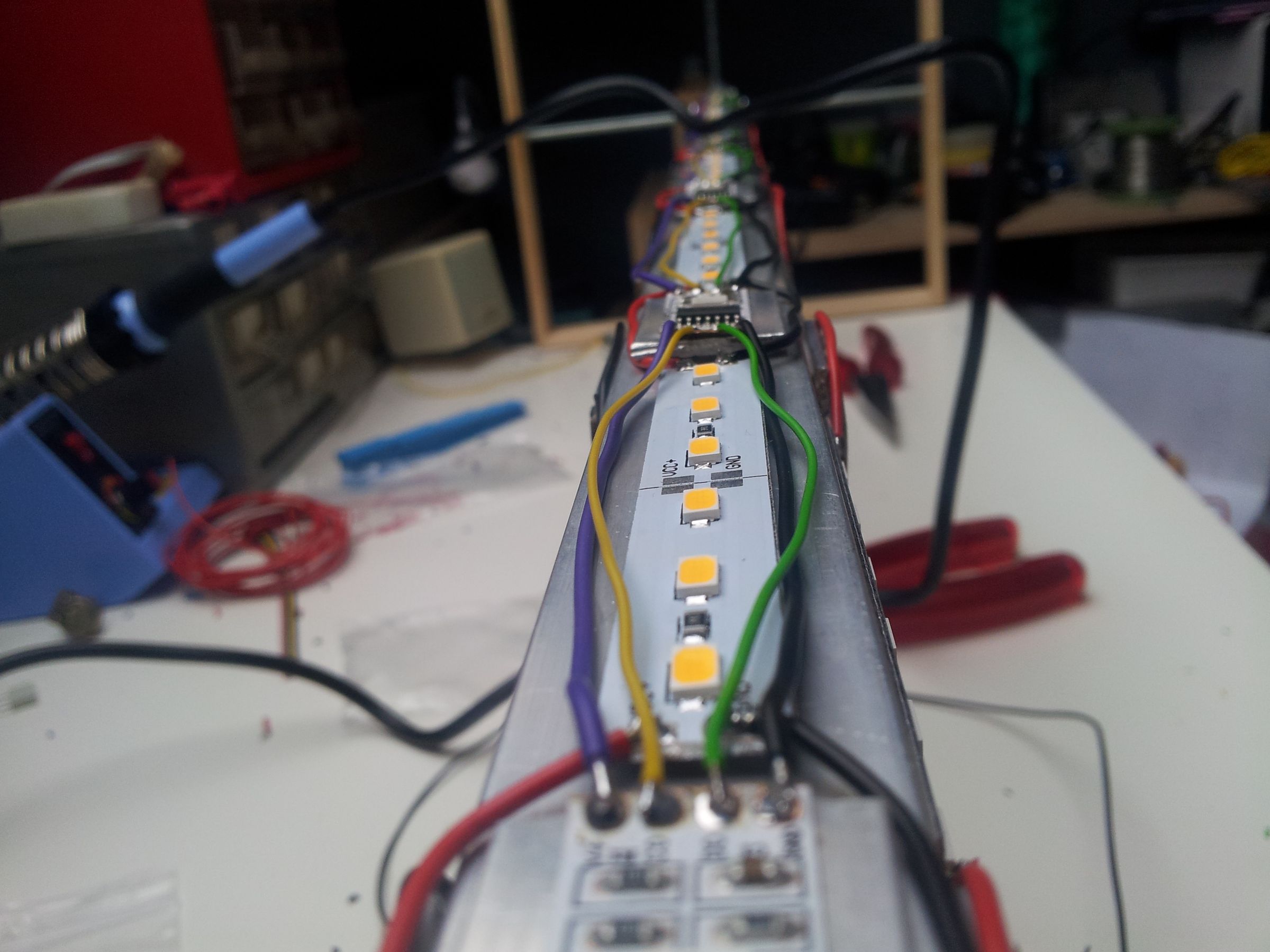 Arduino Powerd, RGB + White LED, Bluetooth Controllable, Floor Lamp : 7 ...