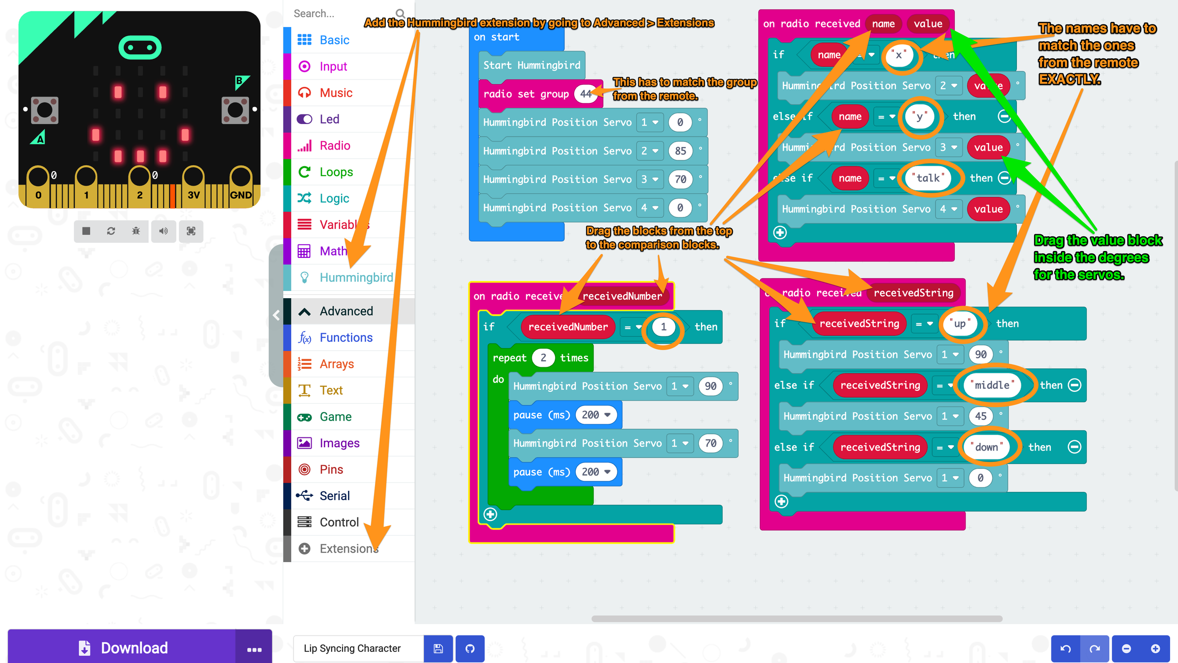 Lip-Syncing Characters With Micro:bit : 8 Steps (with Pictures ...