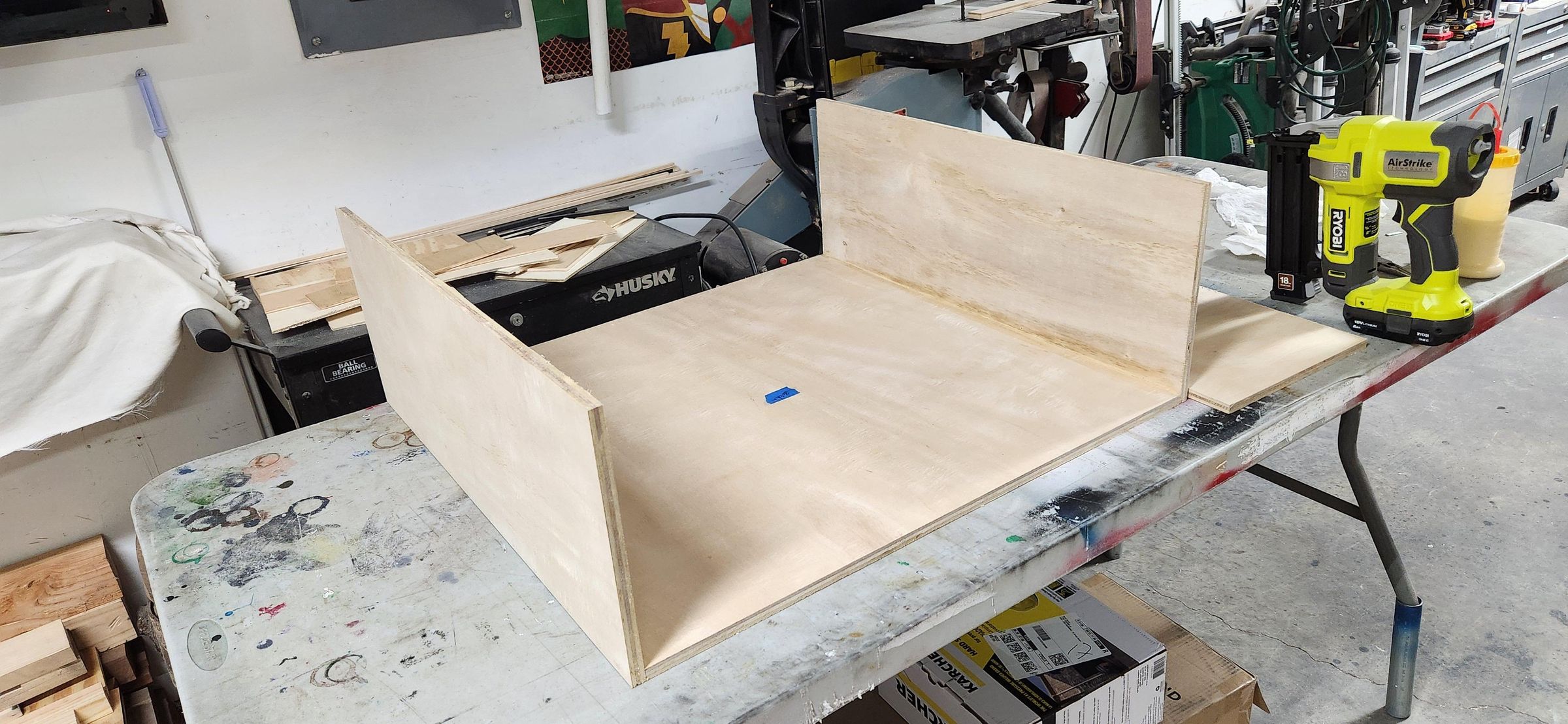 Plywood and Acrylic Laser Enclosure With Exhaust Fan and LED Lights ...