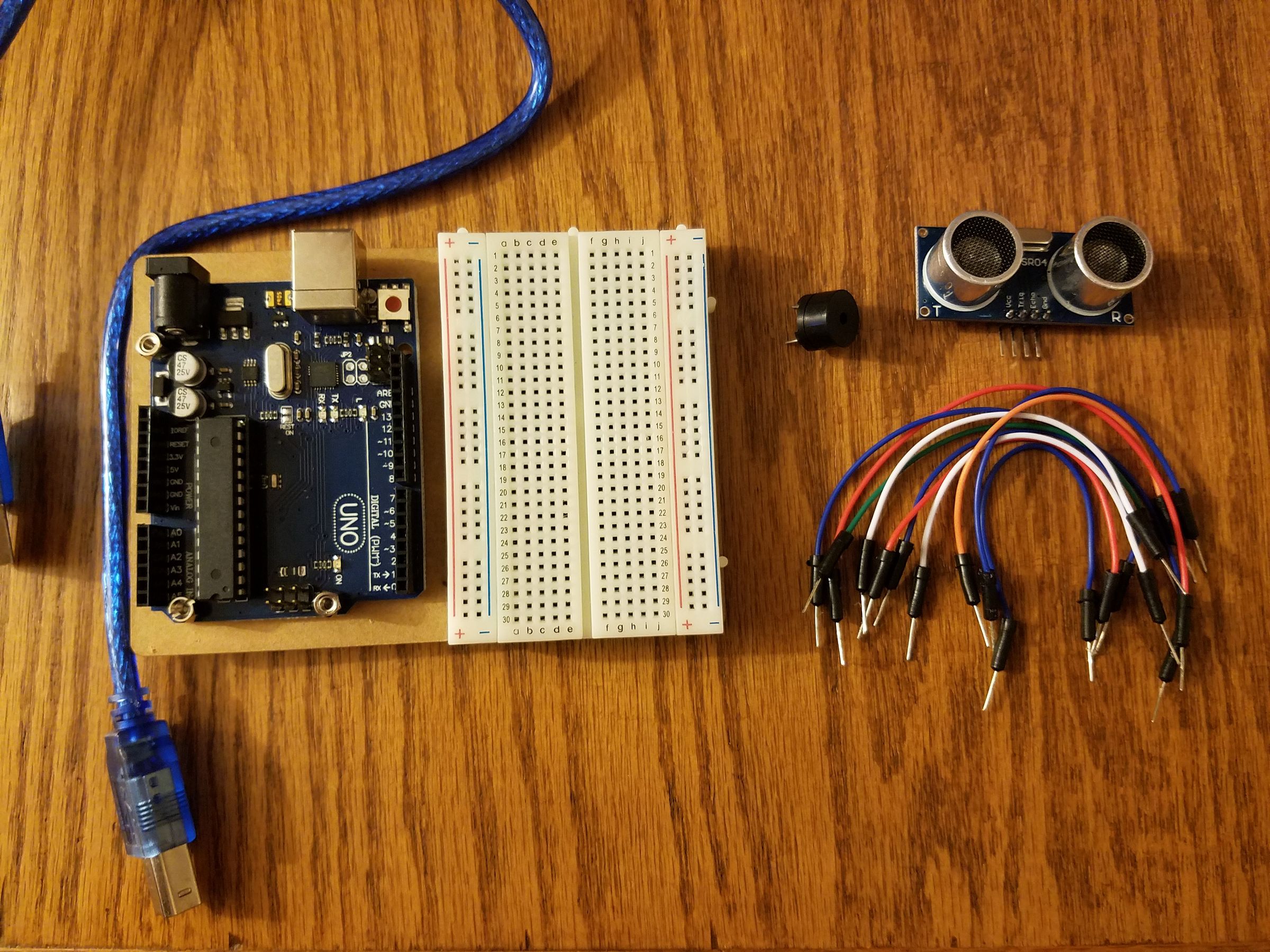 Student Proximity Sensor- Ultrasonic Sensor and Piezo Buzzer : 7 Steps ...