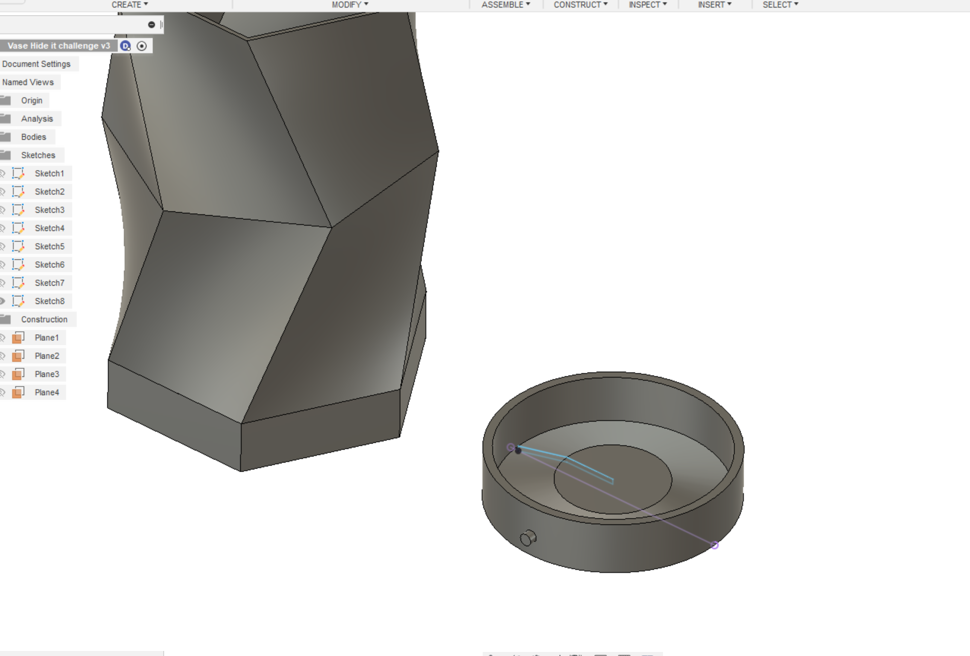 3D Printed Vase With Hidden Compartment : 4 Steps (with Pictures ...