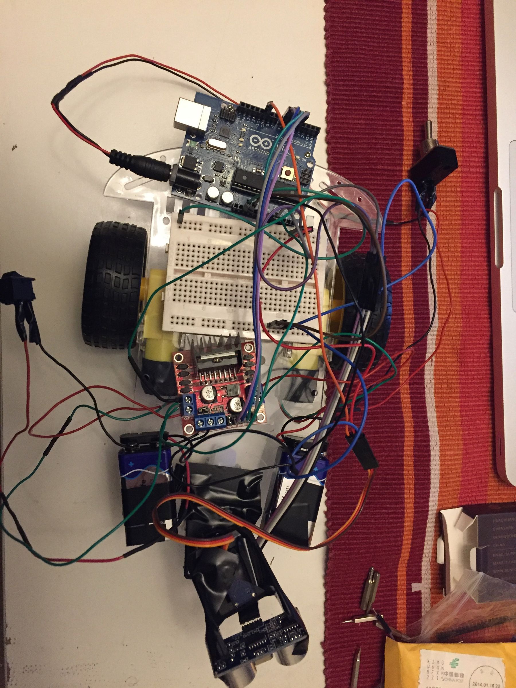 DIY Obstacle Avoiding Robot : 8 Steps (with Pictures) - Instructables