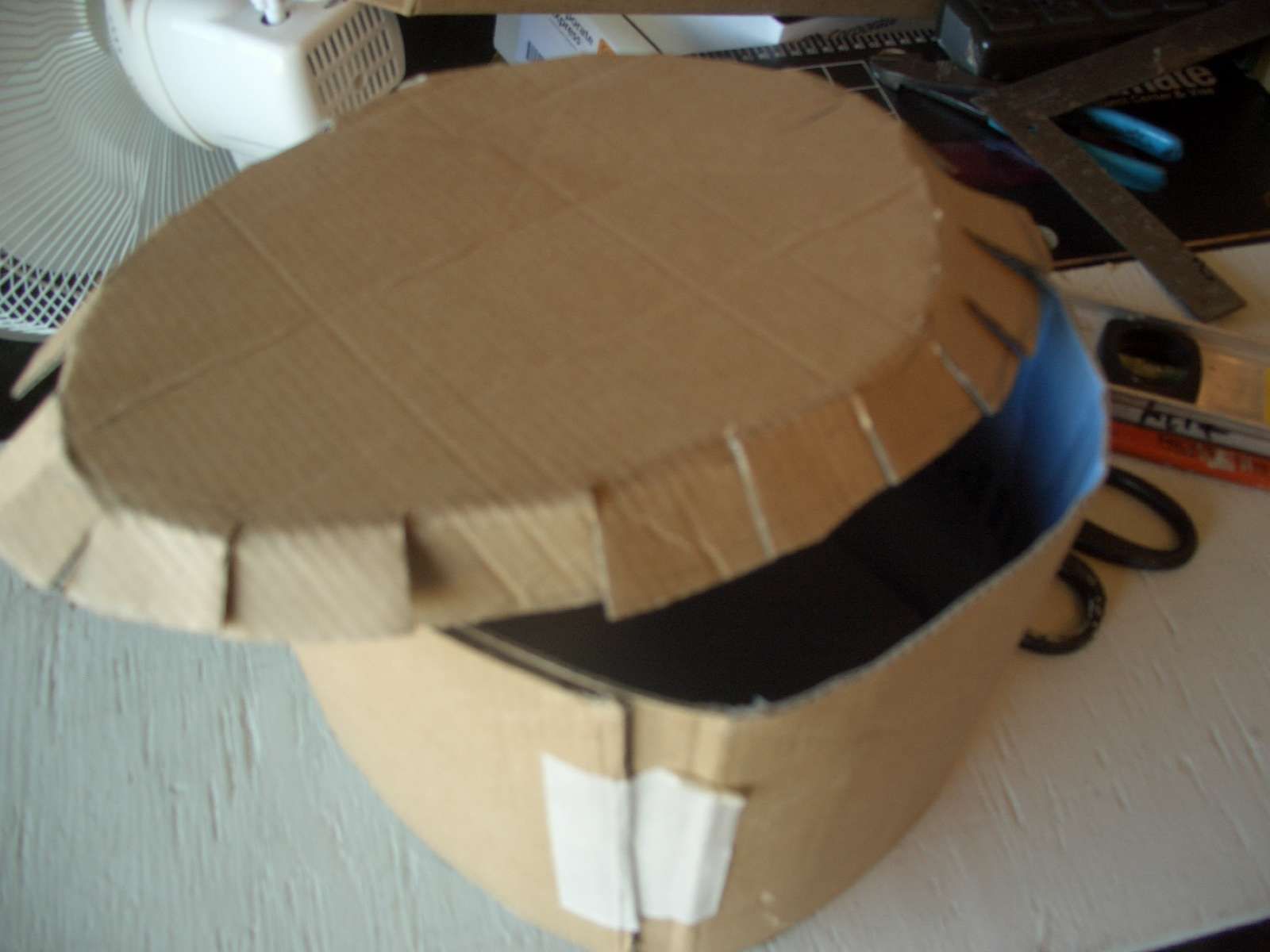 Cardboard/Fiberglass Halo 3 Inspired Master Chief Costume : 15 Steps ...