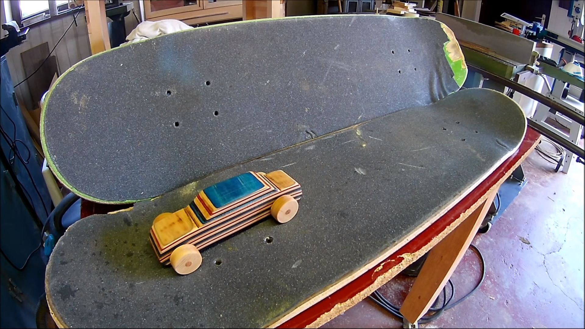Wooden Toy Racecar Out of Recycled Skateboards : 4 Steps (with Pictures ...