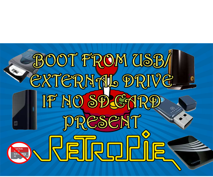 Raspberry Pi 4 Retropie Boot From External If No Sd Card Present 5 Steps Instructables