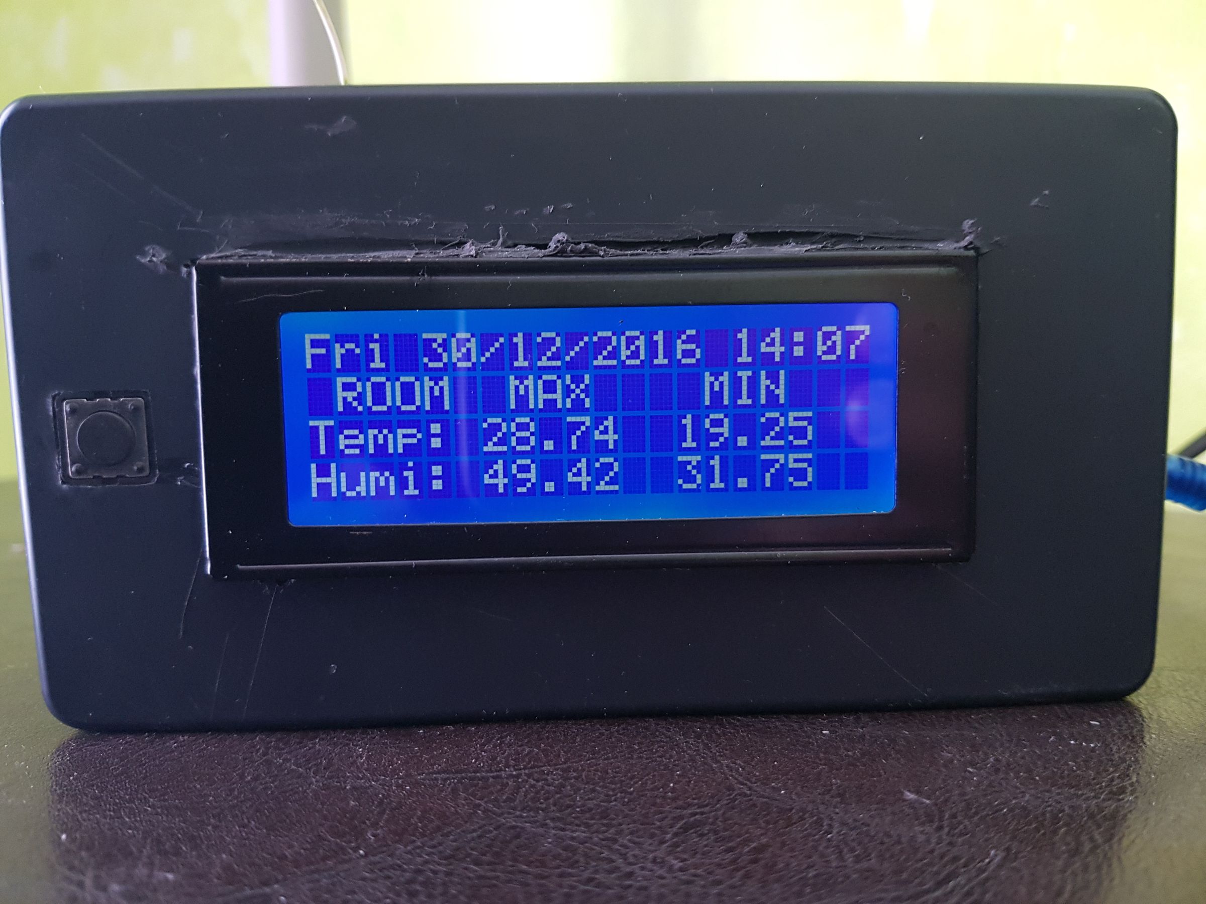 Bedside 20x4 LCD / RF 433MHz Clock & Weather Monitor With Arduino : 6 ...