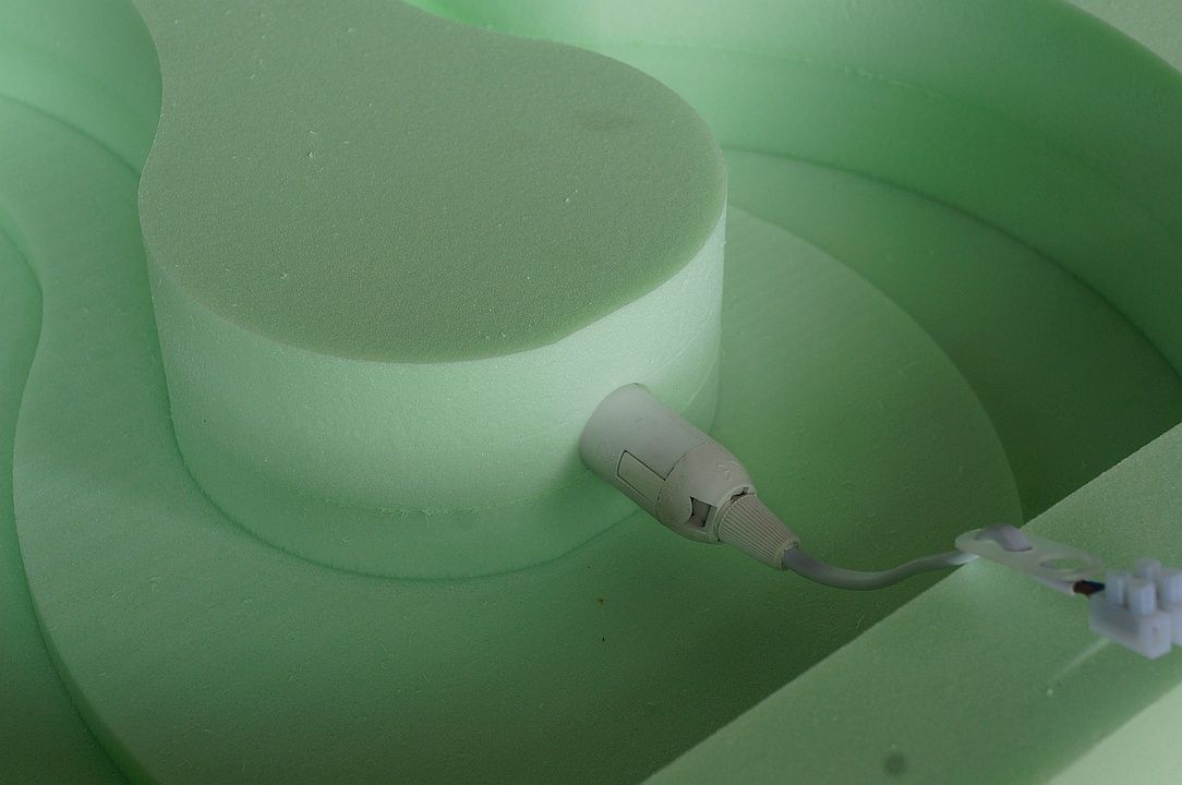 Casting a Concrete Lamp Sculpture With a CNC Milled Styrofoam Mold : 6 ...