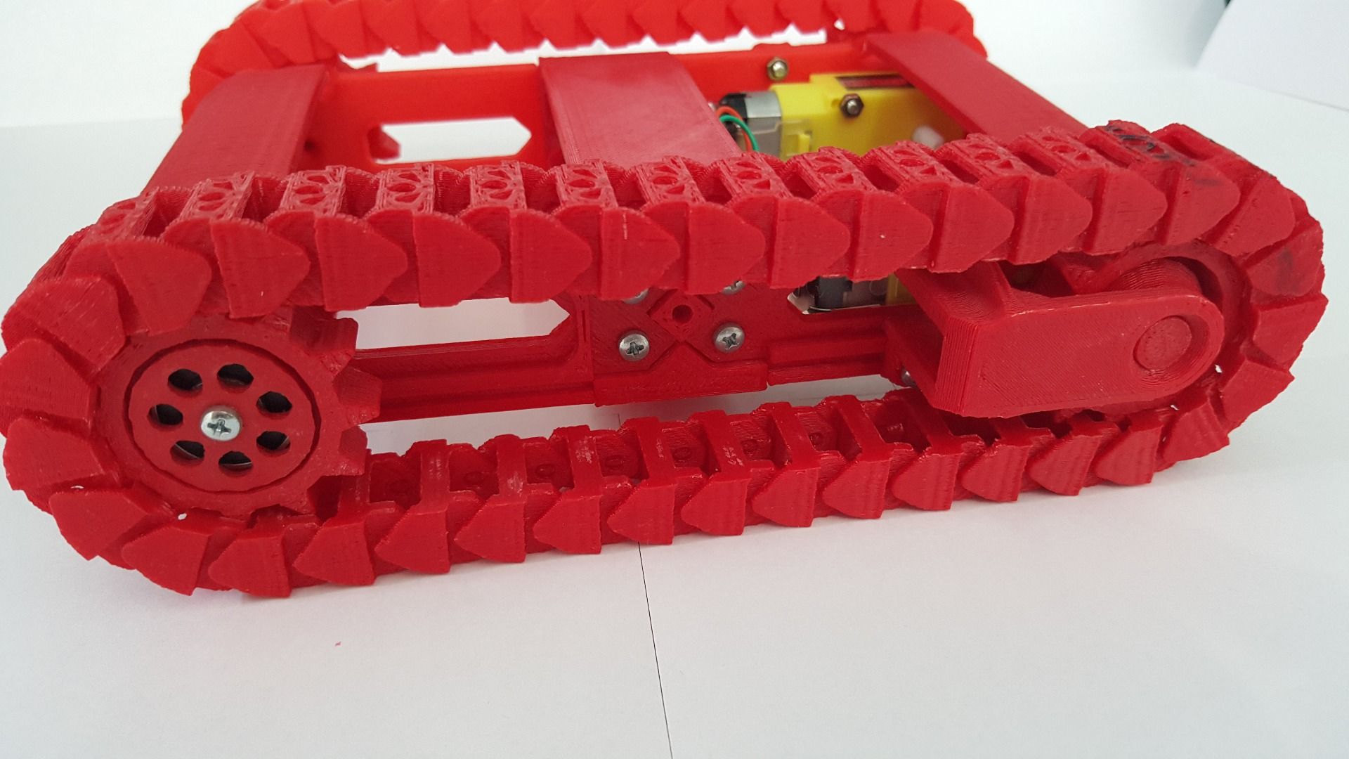 Chasis De Robot Con Orugas Impresas En 3D : 7 Steps (with Pictures ...