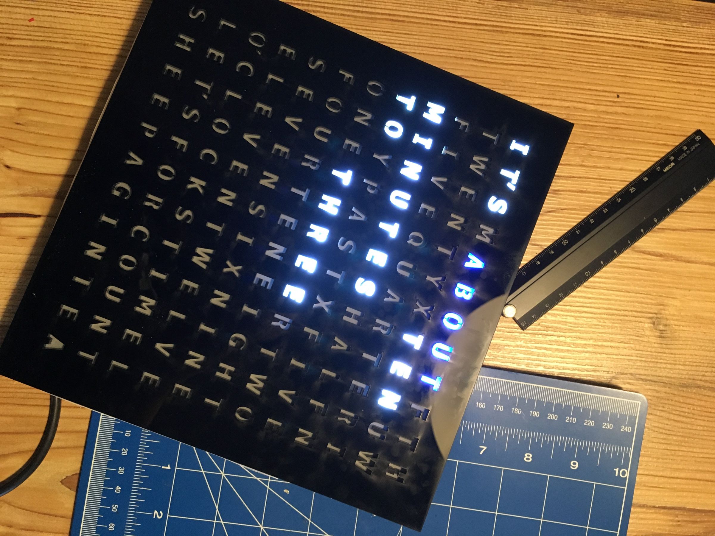 Ribba Word Clock With Wemos D1 Mini (Internet Time Server) : 8 Steps (with Pictures) - Instructables