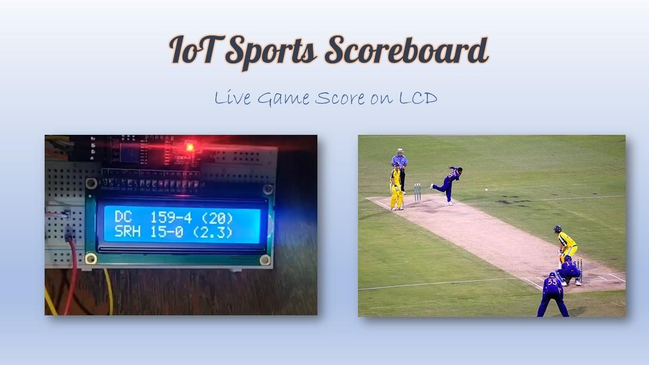 IoT Sports Scoreboard : 6 Steps - Instructables