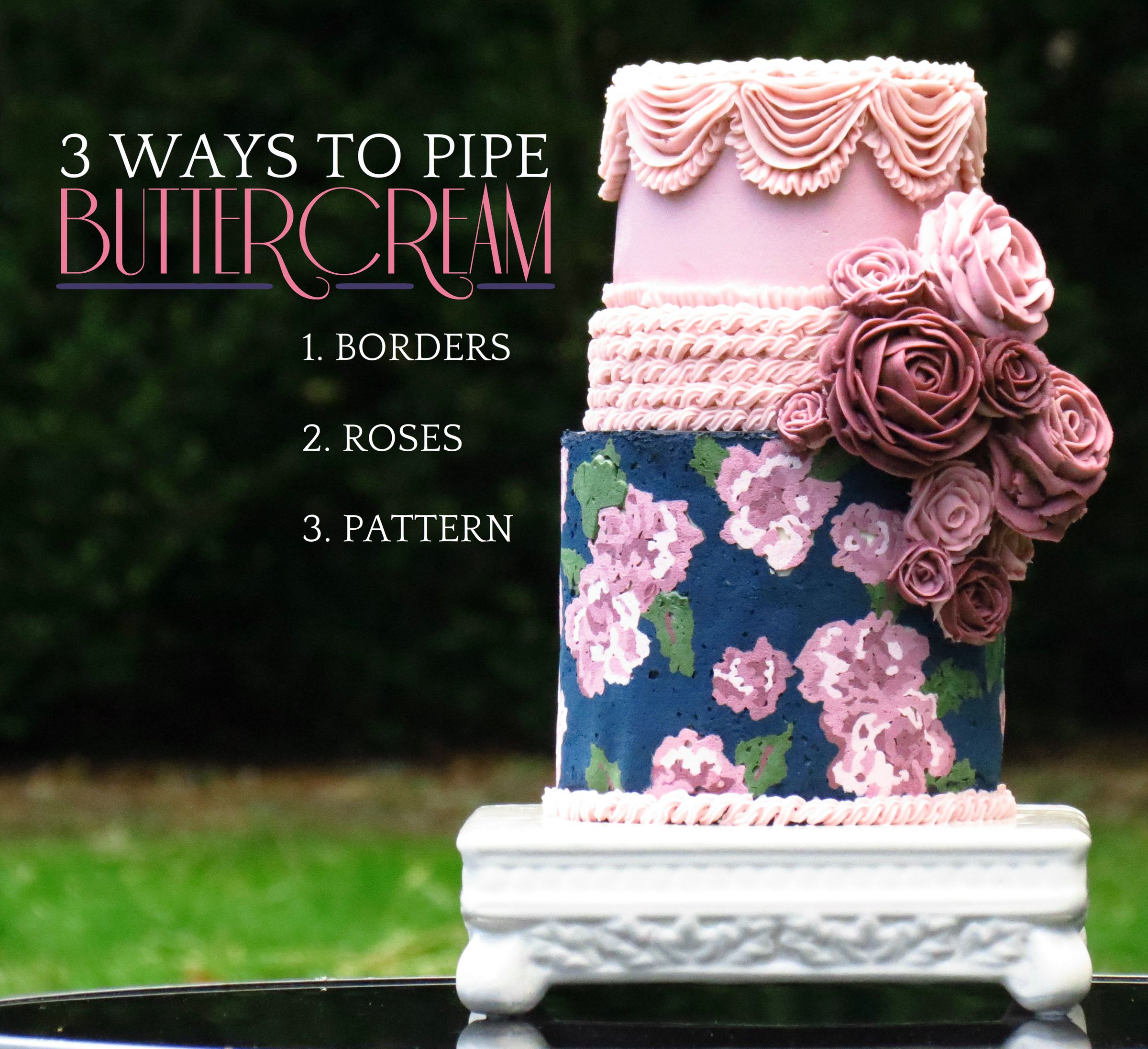 Cake Borders Practice Pattern