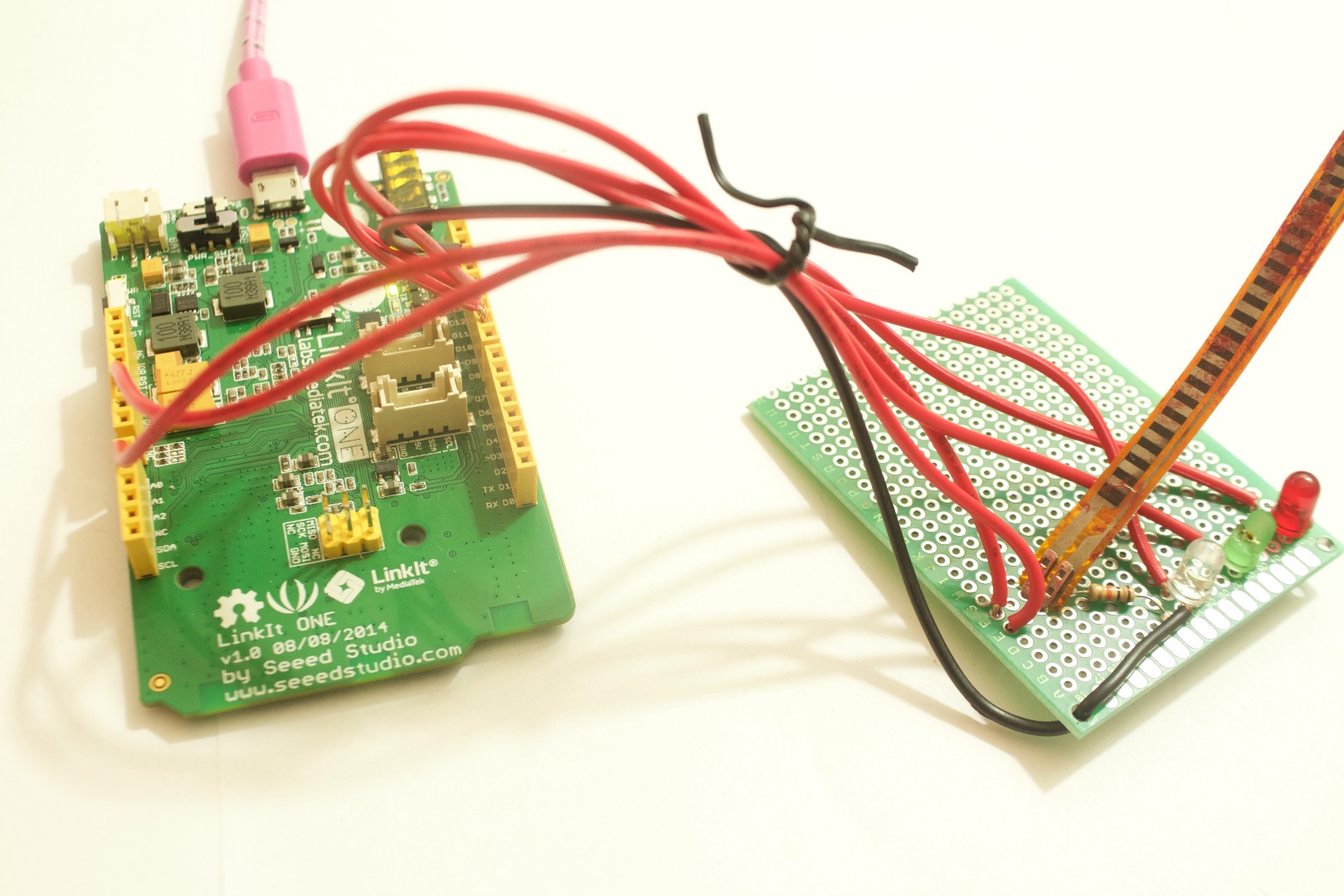 LinkIt One Flex Sensor : 6 Steps - Instructables