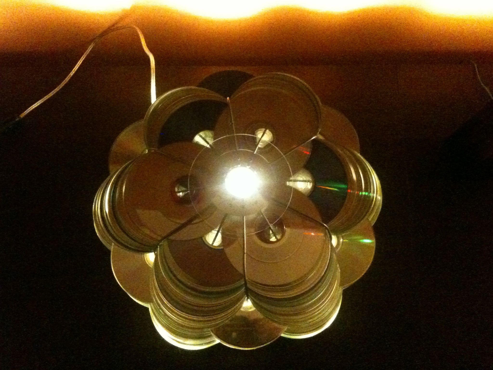 Recycled CDs Lamp : 5 Steps (with Pictures) - Instructables