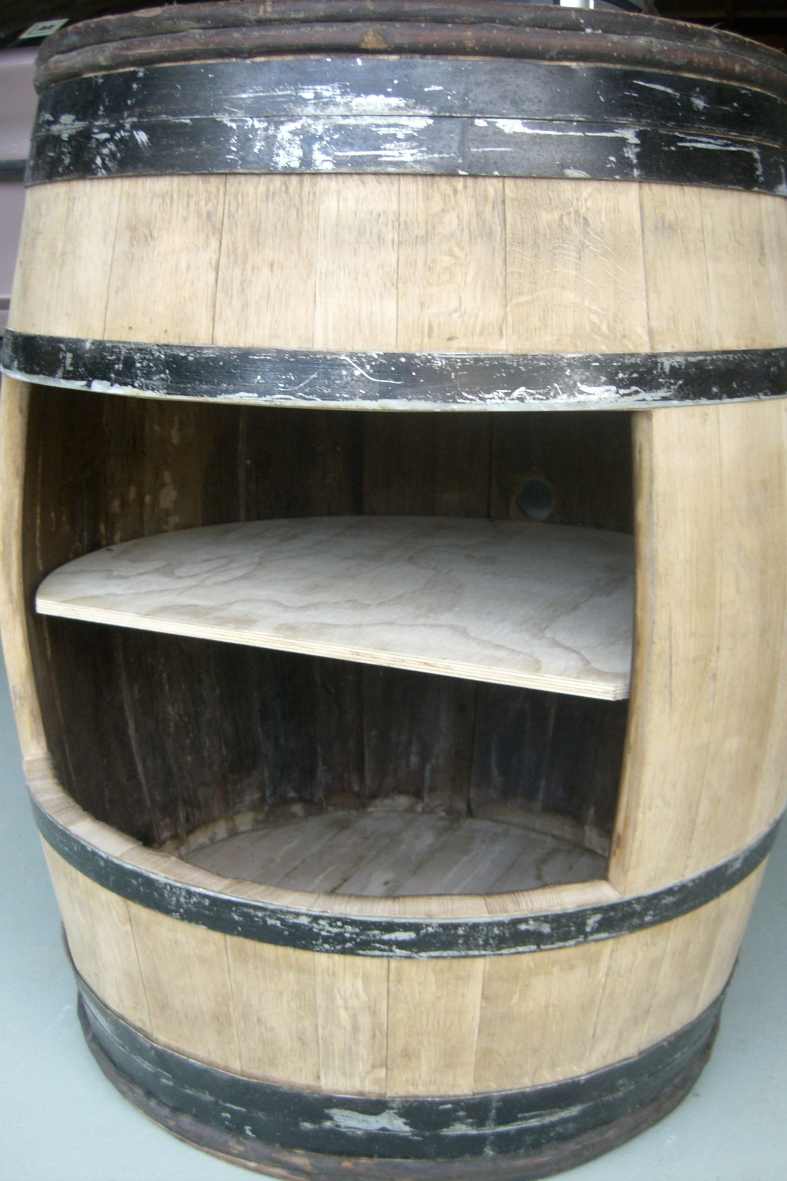 Convert a Wine Barrel Into a Cabinet : 10 Steps (with Pictures ...