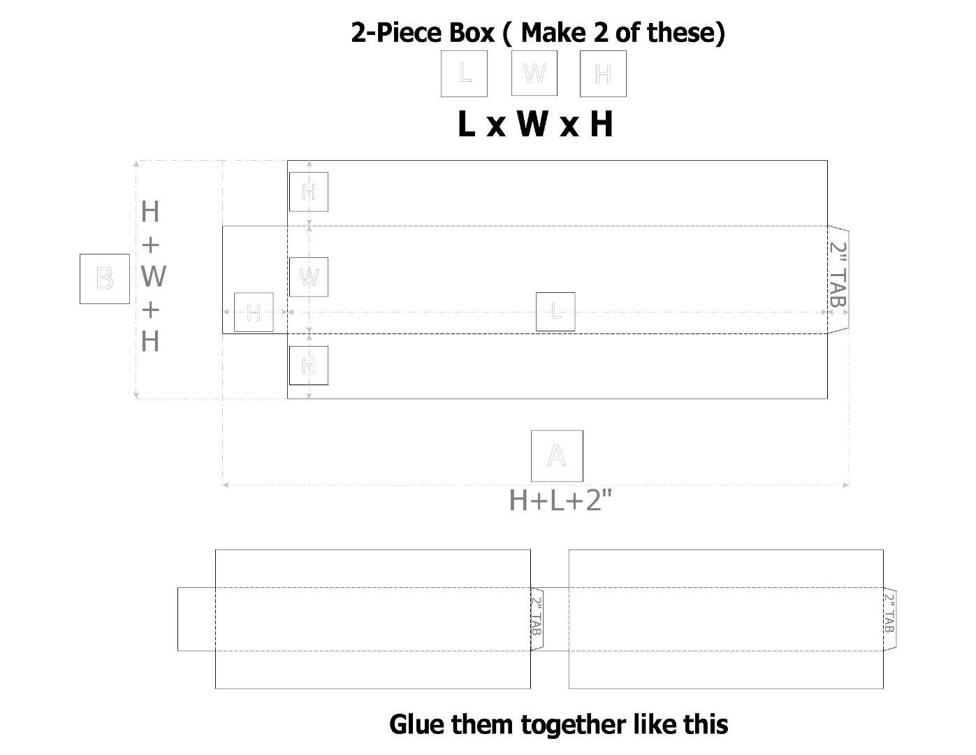Cardboard Box Template : 7 Steps - Instructables