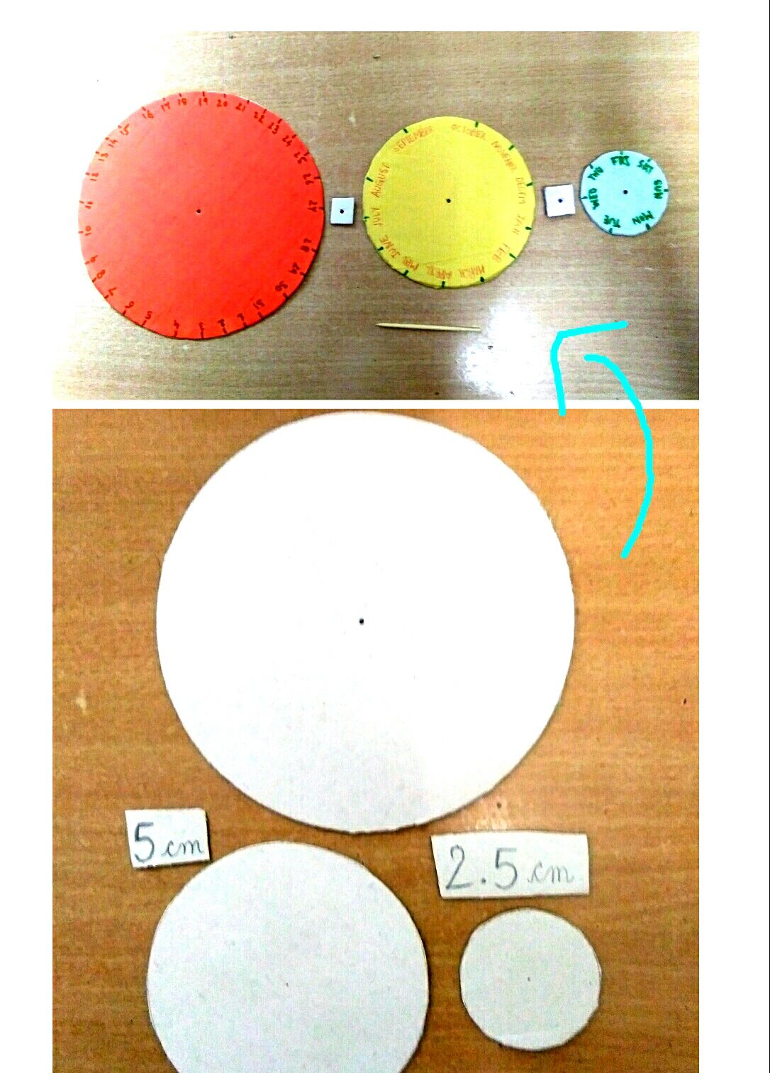 Making of "Calender Wheel" : 8 Steps (with Pictures) - Instructables