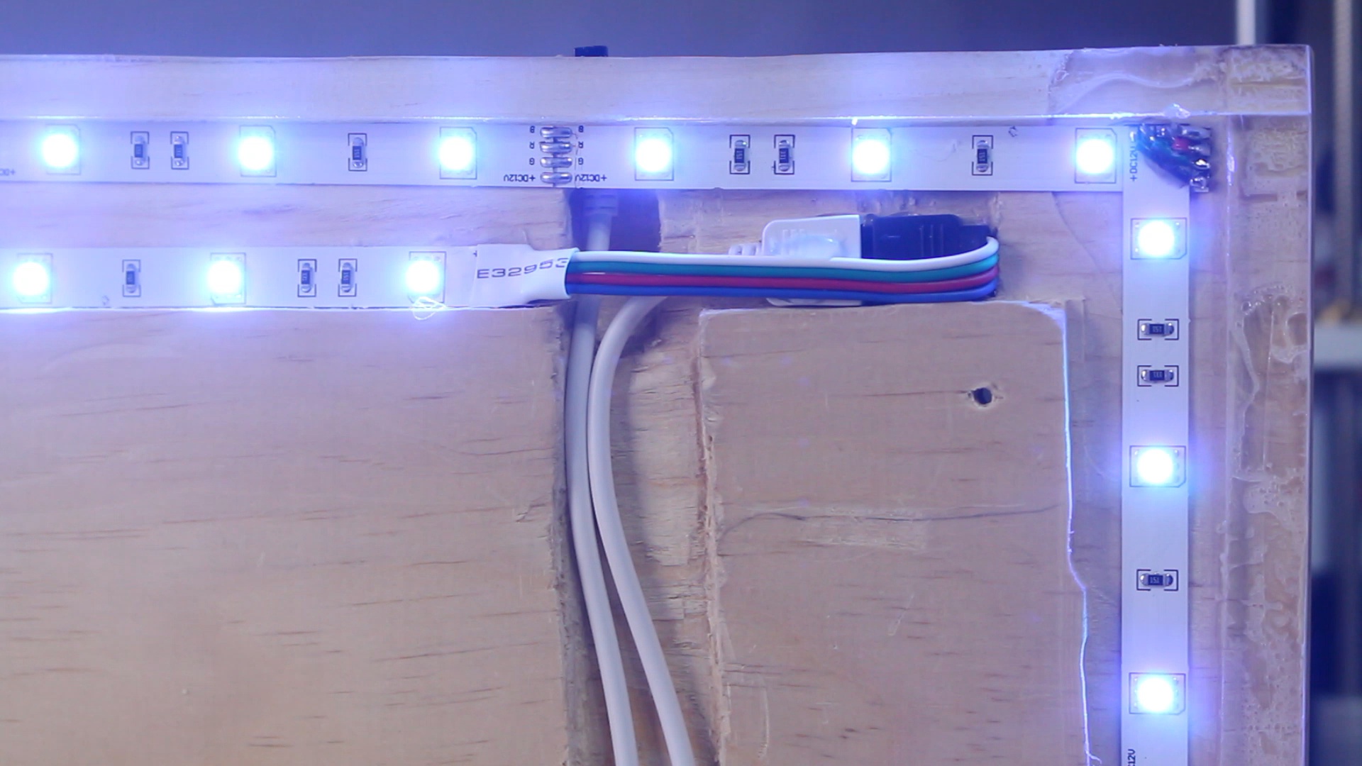 DIY Color Changing Raw Wood LED Shelf : 10 Steps (with Pictures ...