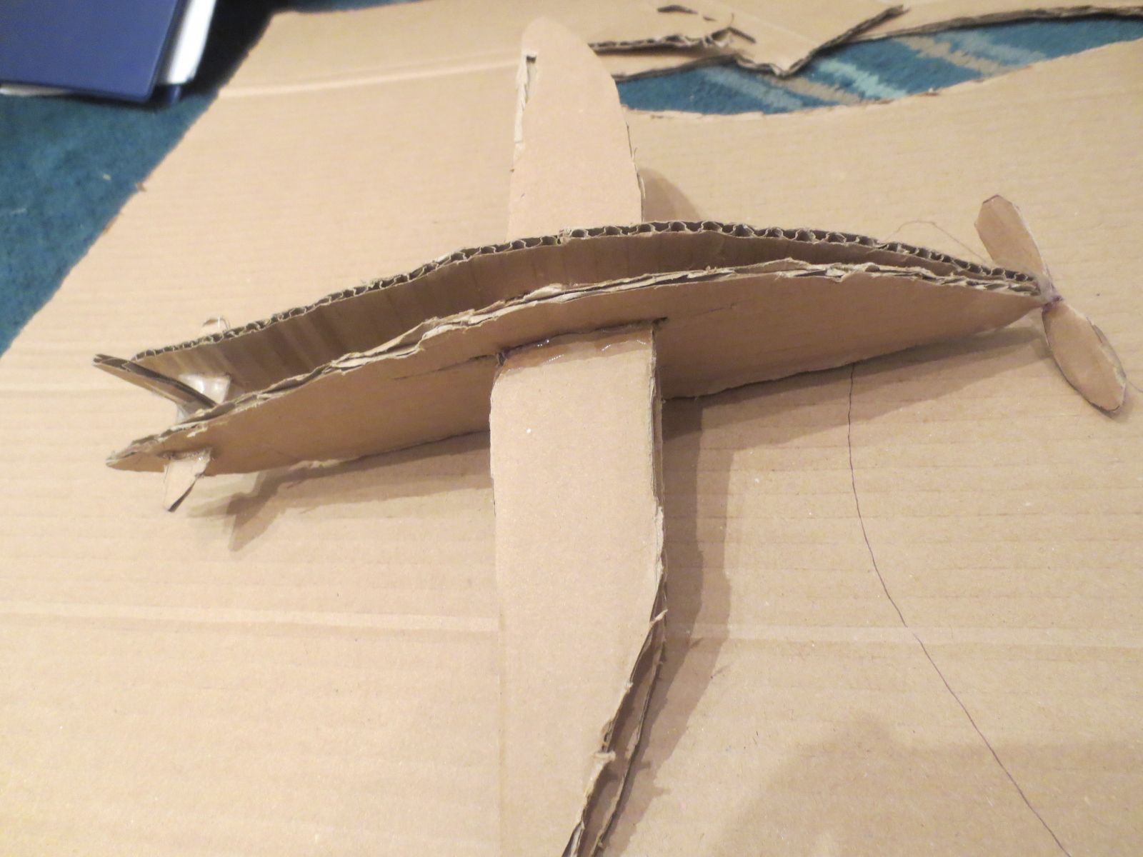 Cardboard Aeroplane : 7 Steps - Instructables