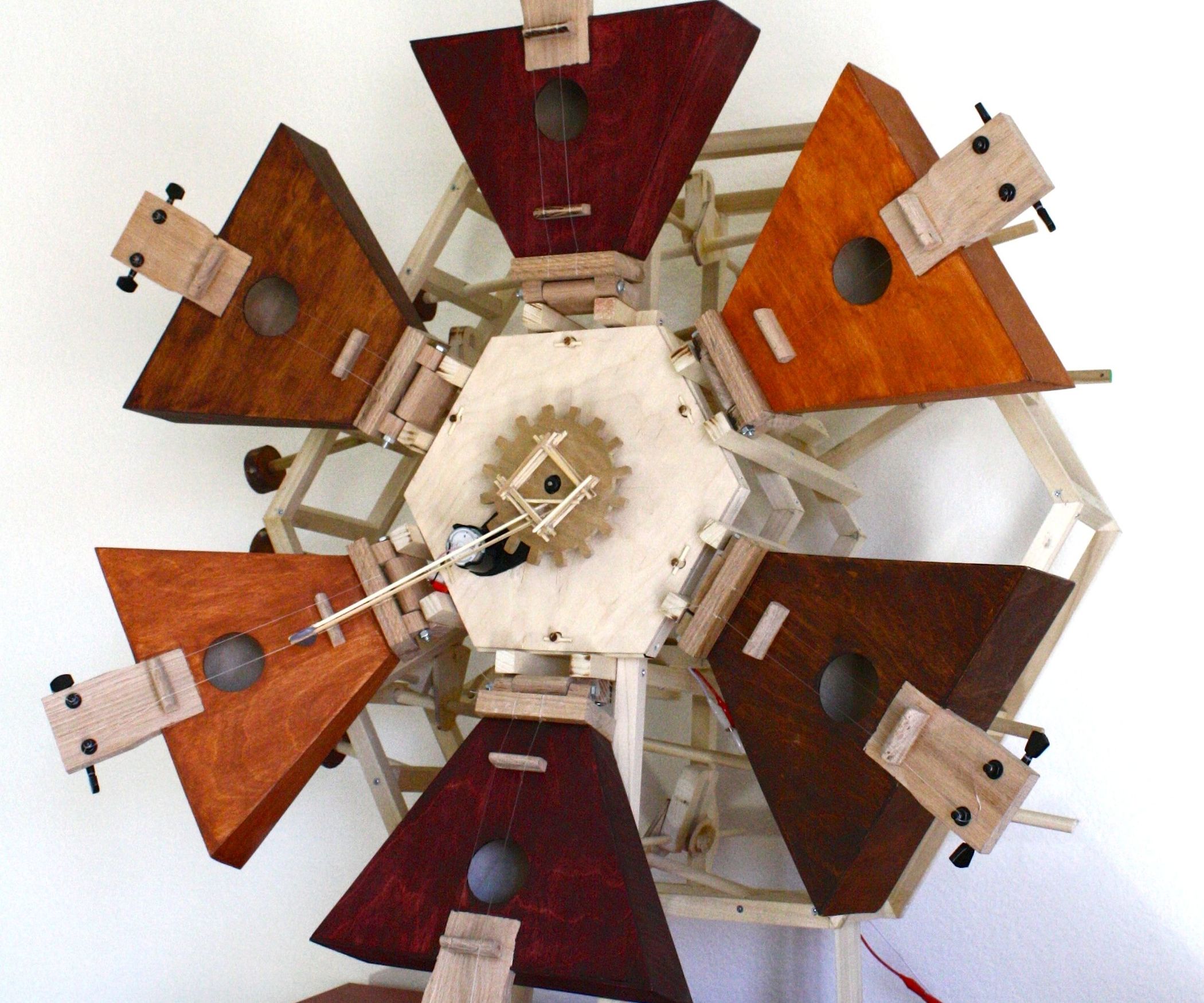The Hexachord, a Rotary Musical Instrument : 12 Steps (with Pictures ...