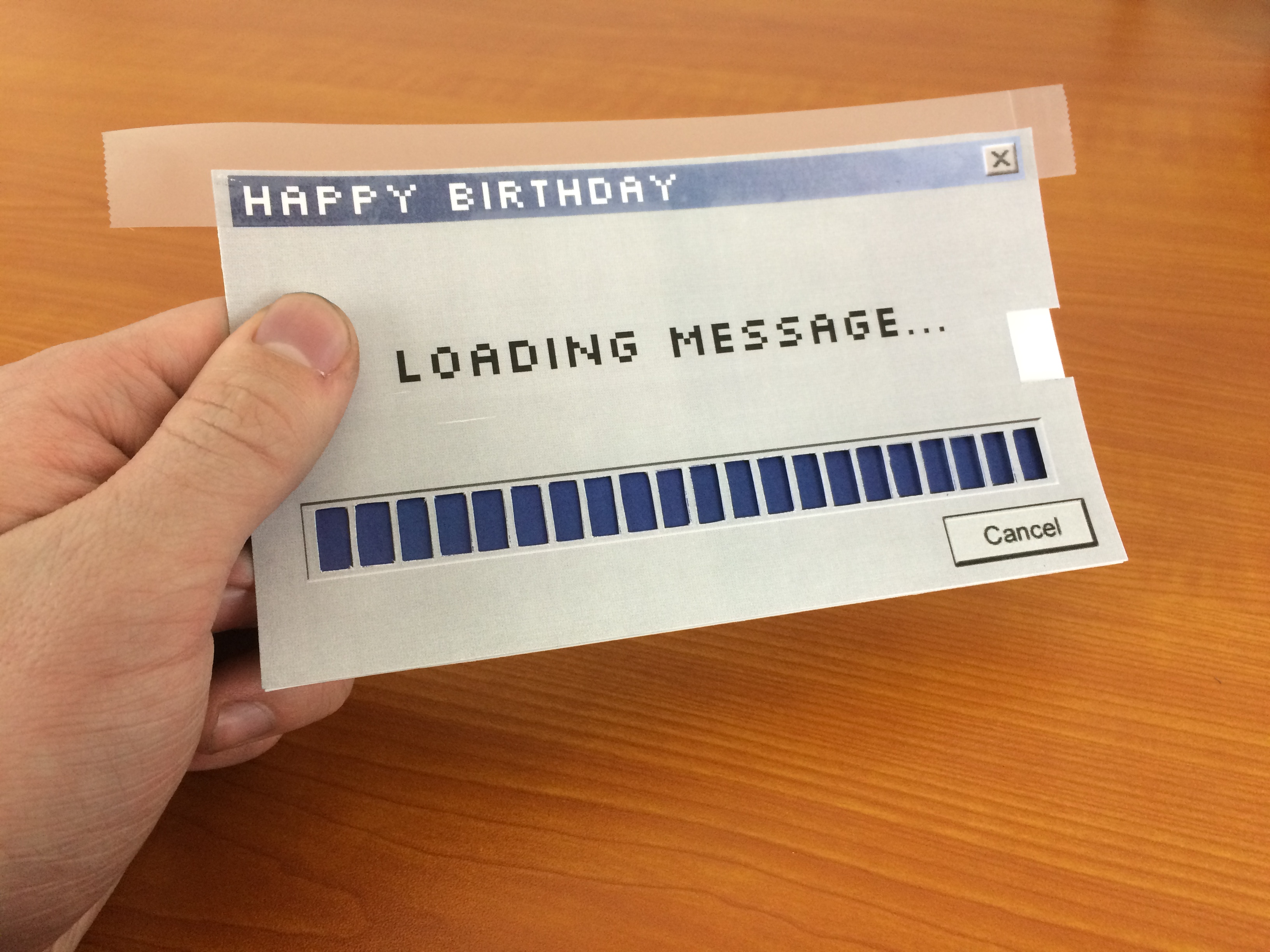 Loading Message Card : 5 Steps (with Pictures) - Instructables