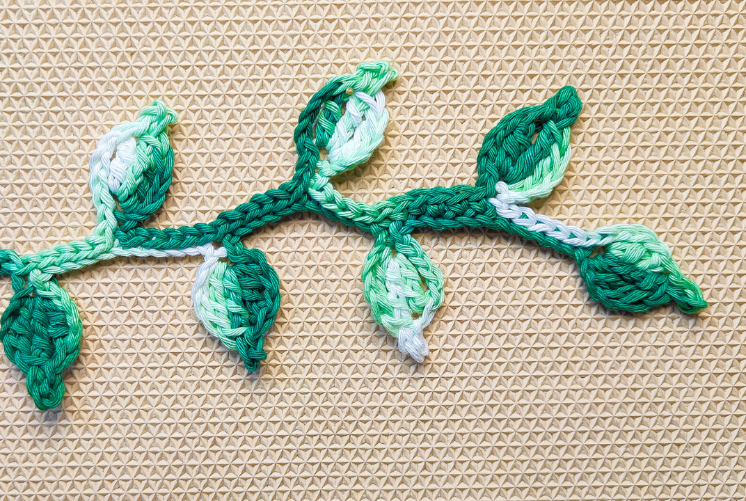 Easy Crochet Leaf Branch : 4 Steps (with Pictures) - Instructables