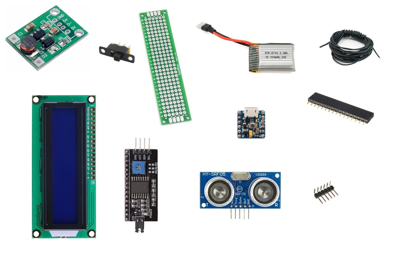 Portable Distance Measuring Device With Arduino 9 Steps With