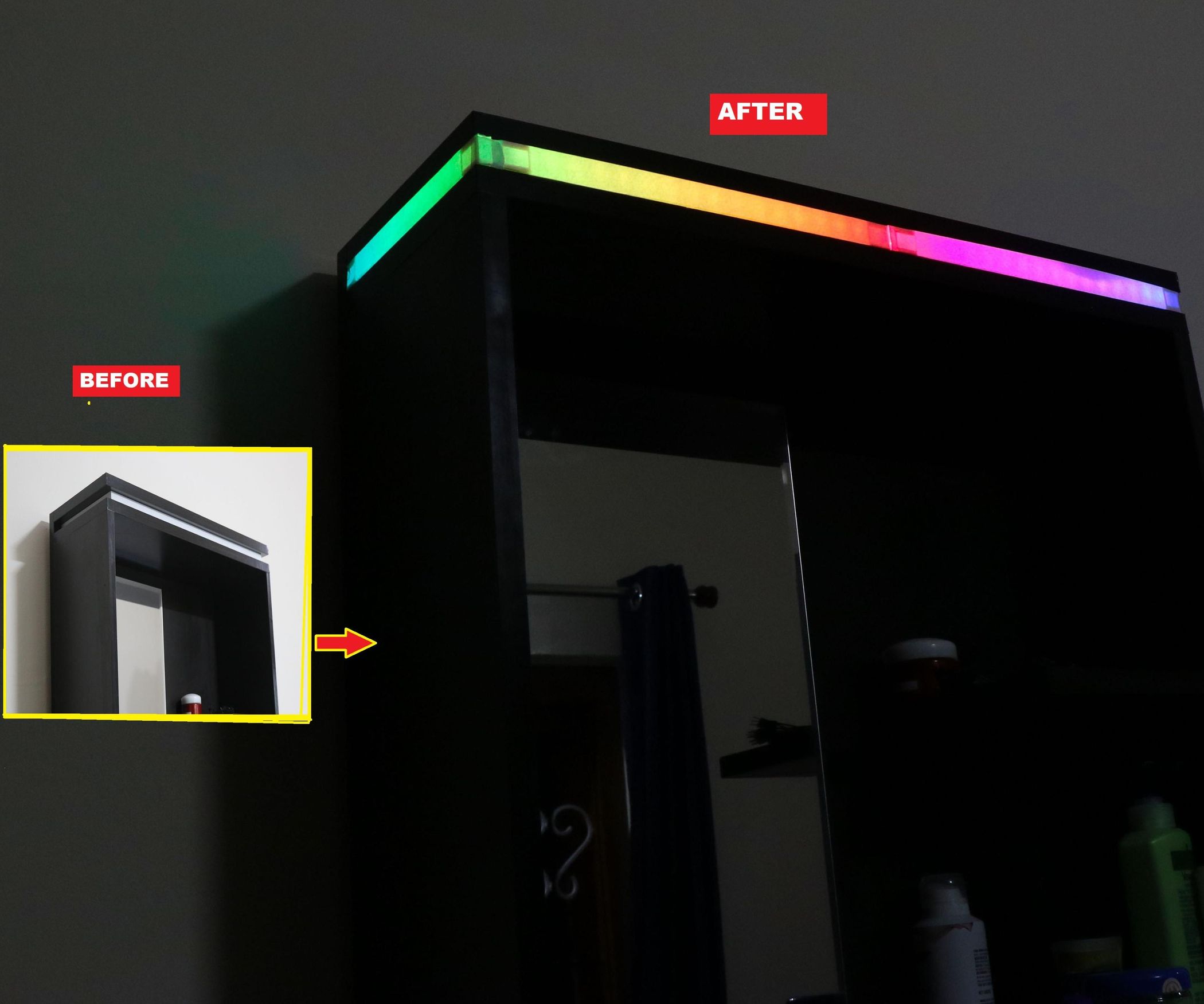 Modifying Normal Dressing Table to an Amazing RGB Light Stand : 8 Steps ...