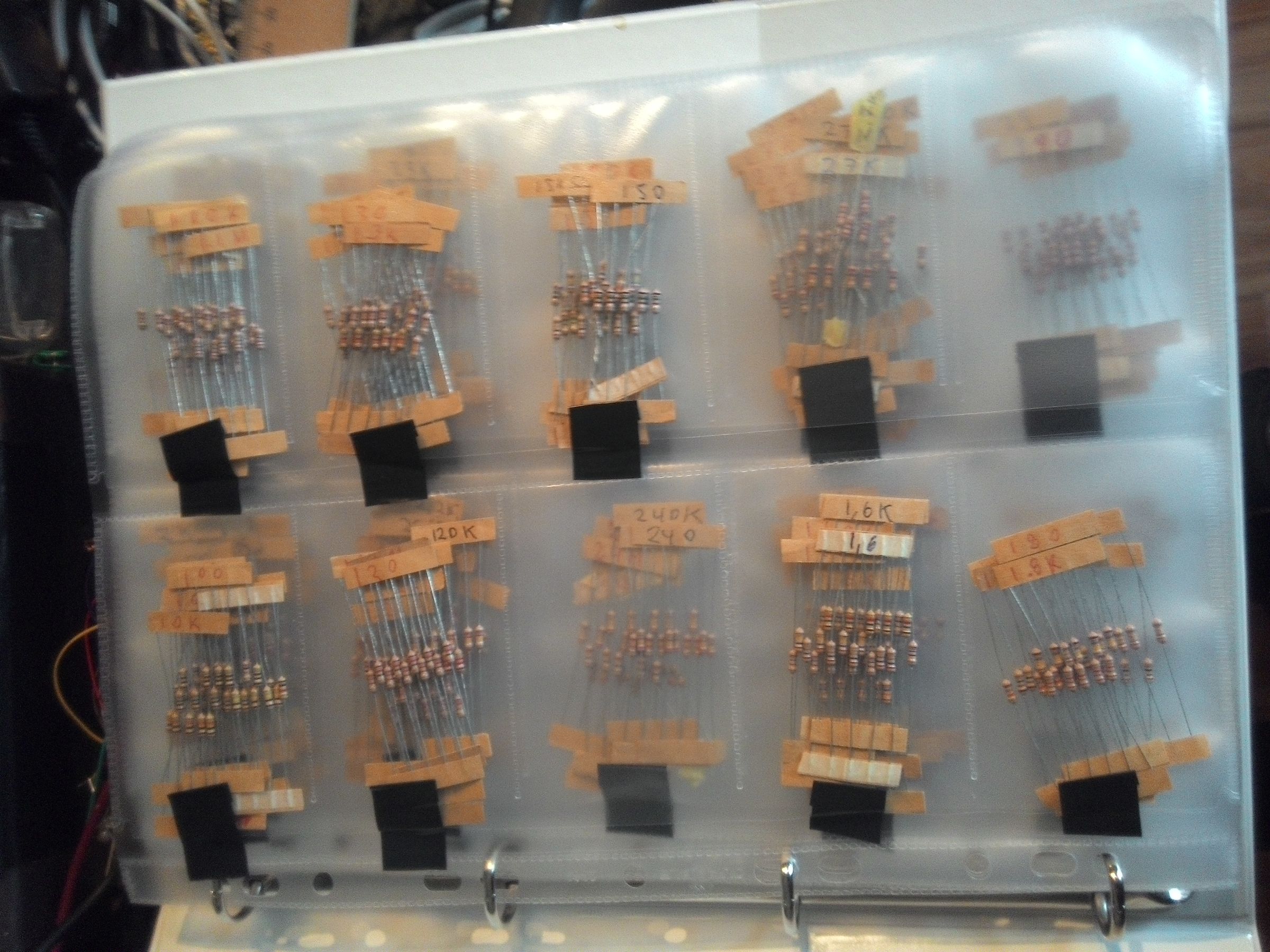 Resistor Storage - Office Type - Instructables