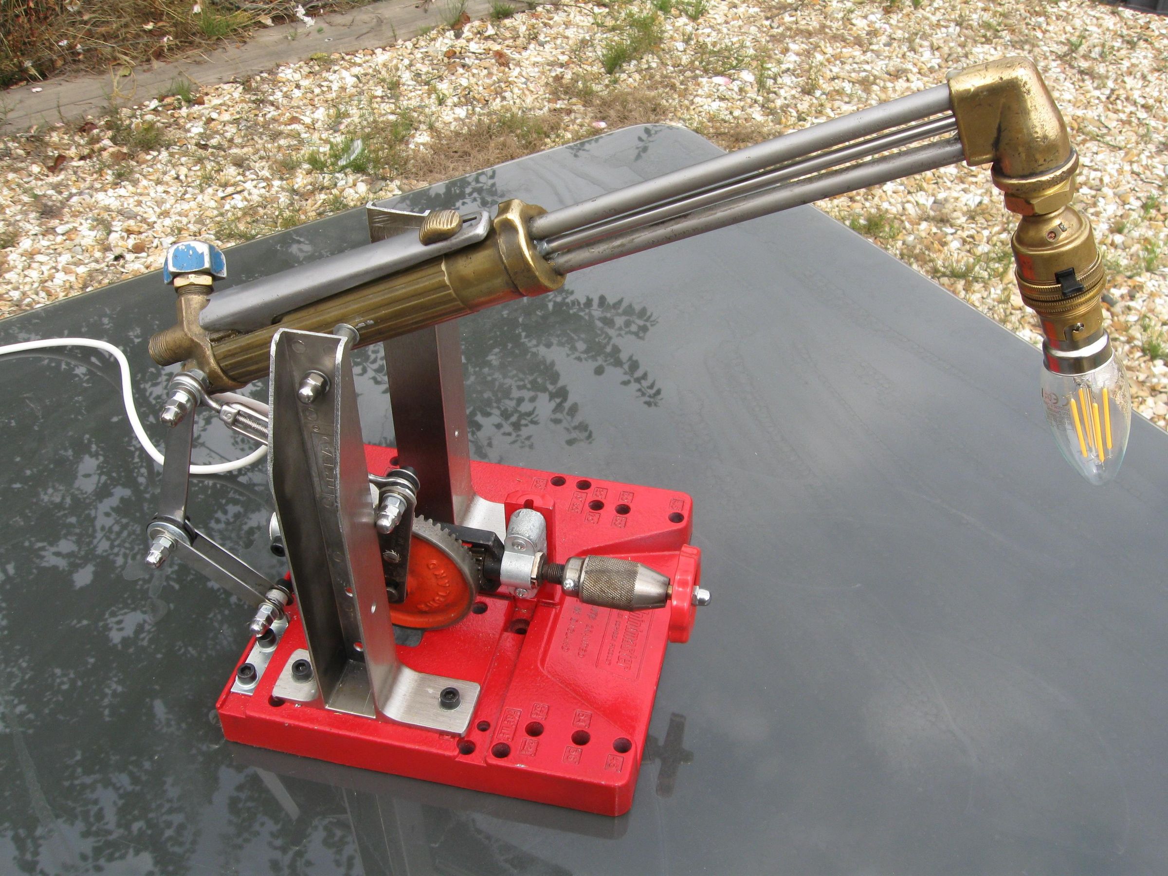The Steampunk Welding Torch Desk Lamp : 14 Steps (with Pictures ...