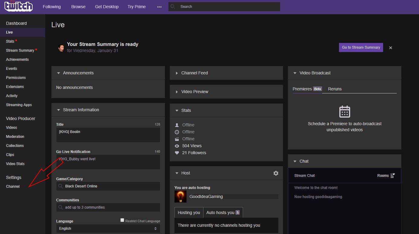 Setting Up a Twitch Stream. : 7 Steps - Instructables
