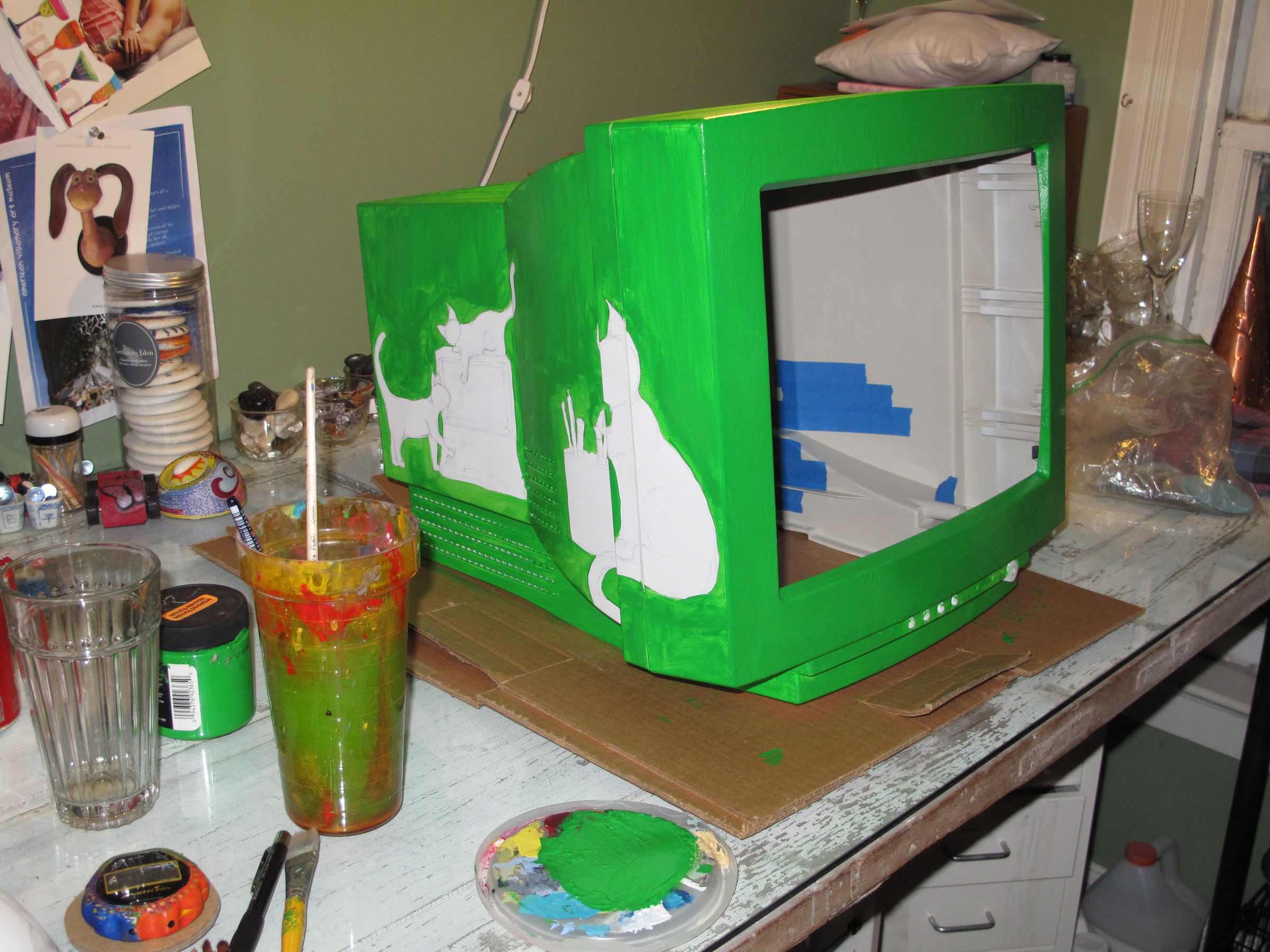 Make a Cat Bed From a Computer Monitor : 13 Steps (with Pictures ...