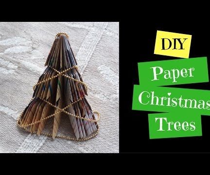 Magazine Christmas Trees - Instructables