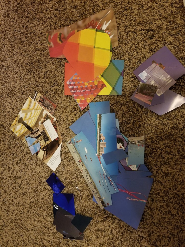 Large Scrap Paper Collage For Beginners : 7 Steps - Instructables