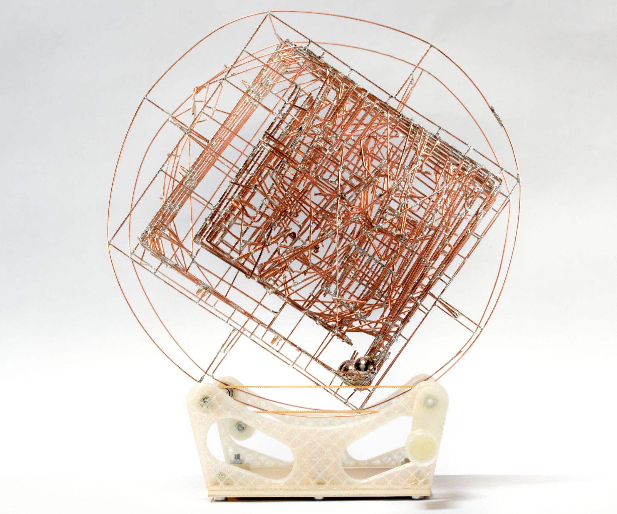 Marble Machine Made With Copper Wire : 4 Steps (with Pictures ...